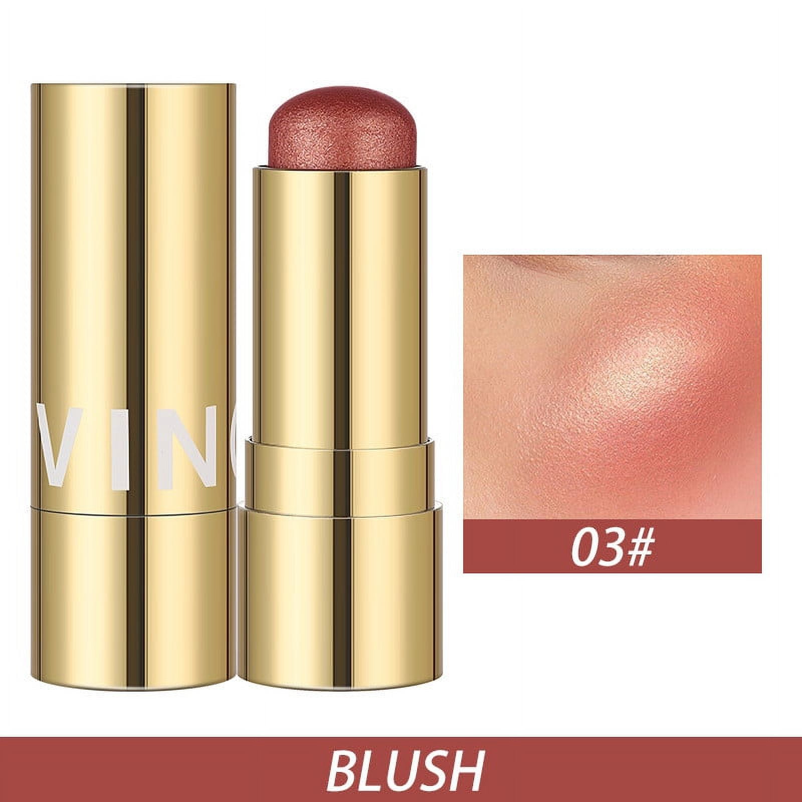 QIPOPIQ Highlighters 1 Multi 3 In Stick Blush For Cheeks & Lip Tint ...