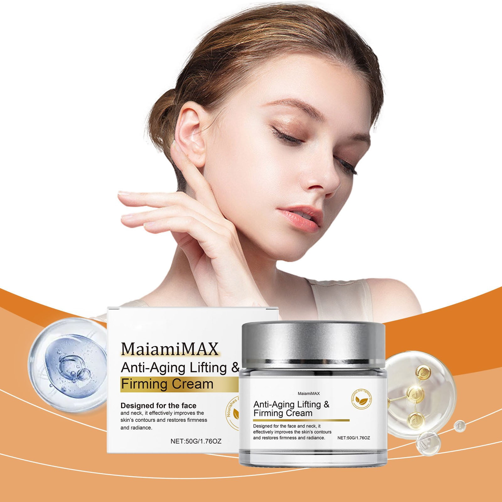 QIPOPIQ Lifting & Firming Face Cream - Lift & Firm for Anti Aging ...