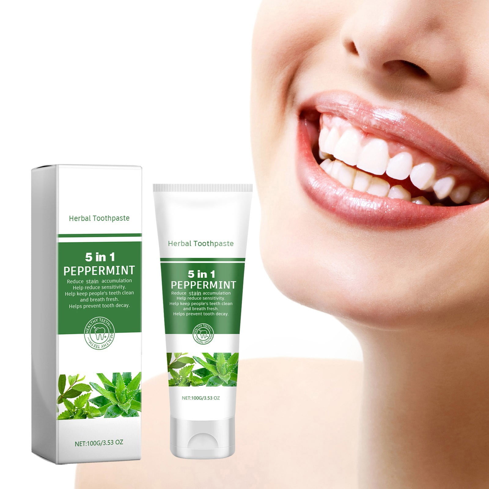 QIPOPIQ Plant Probiotic Whitening Toothpaste, a Fluoride Free ...