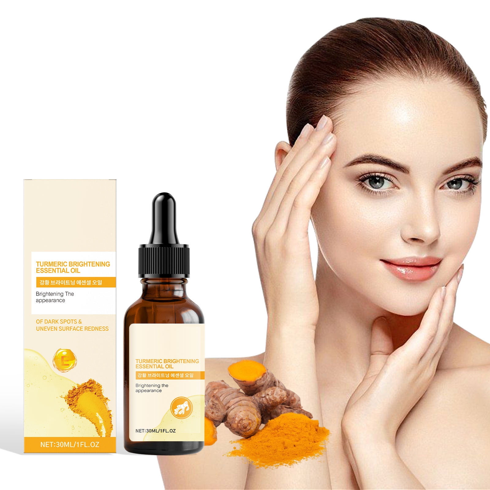 QIPOPIQ Turmeric Serum for Face & Body - All Natural Turmeric Skin ...