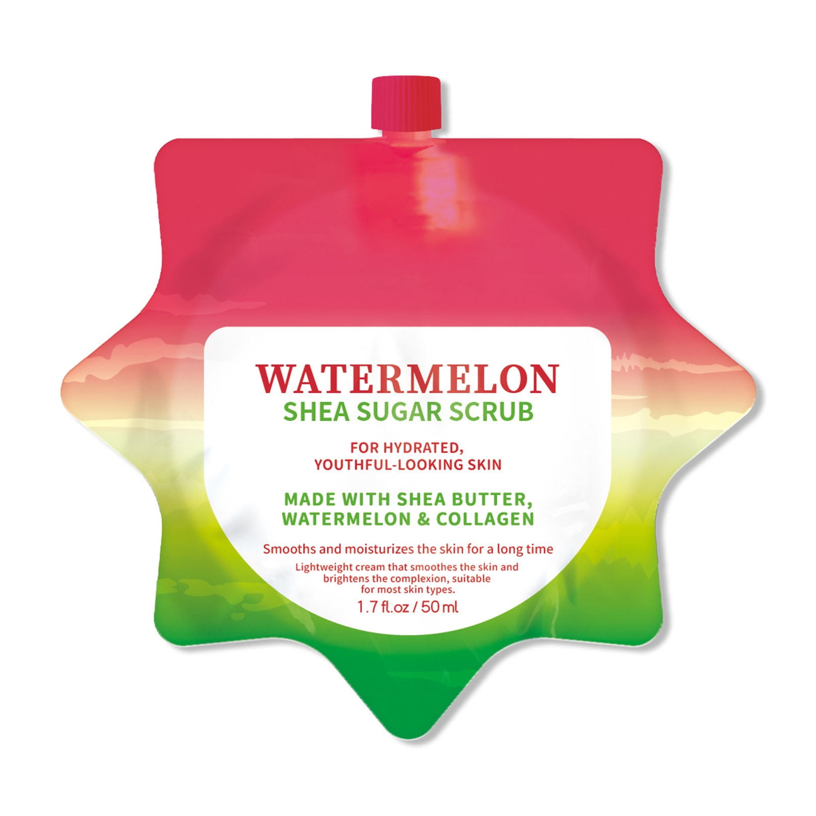 QIPOPIQ Watermelon Exfoliating Scrub - Natural Effective Gentle ...