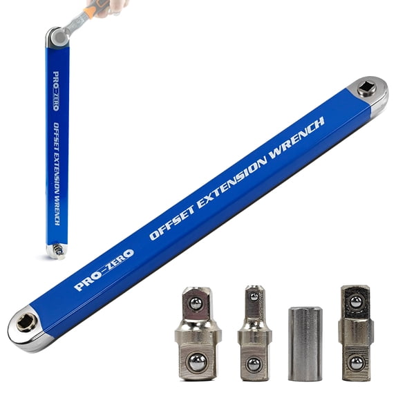 "QIPUNEKY 15"" Offset Extension Wrench, Long, Flexible Impact Ready ...