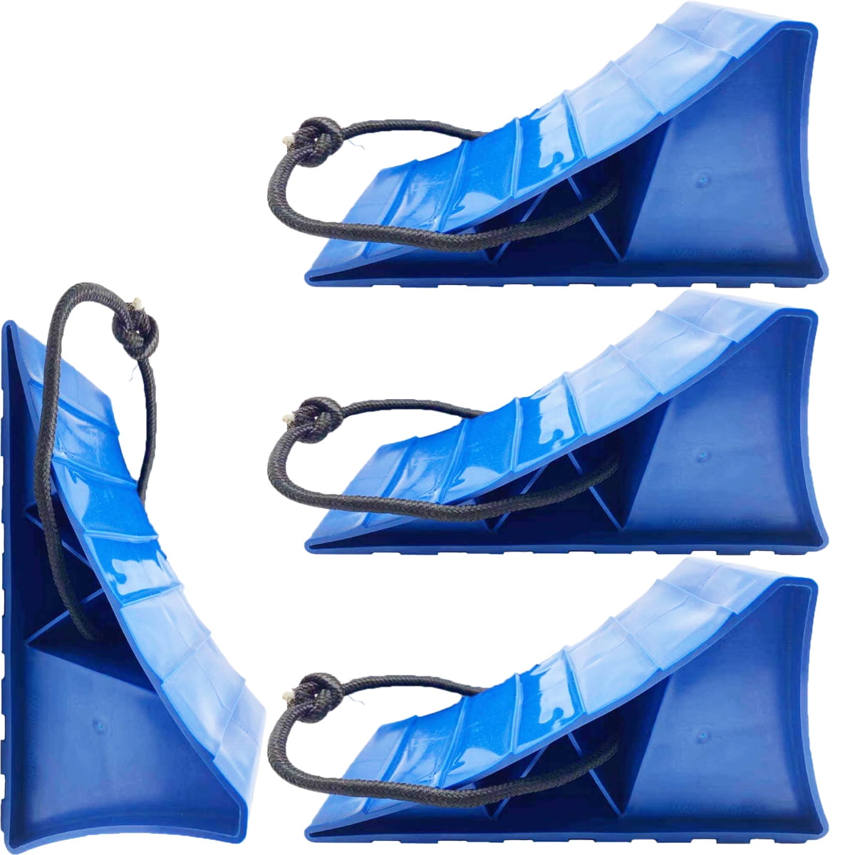 QISF 4Pcs Leisure Coachworks Wheels RV Camper Chocks with Rope Safety ...