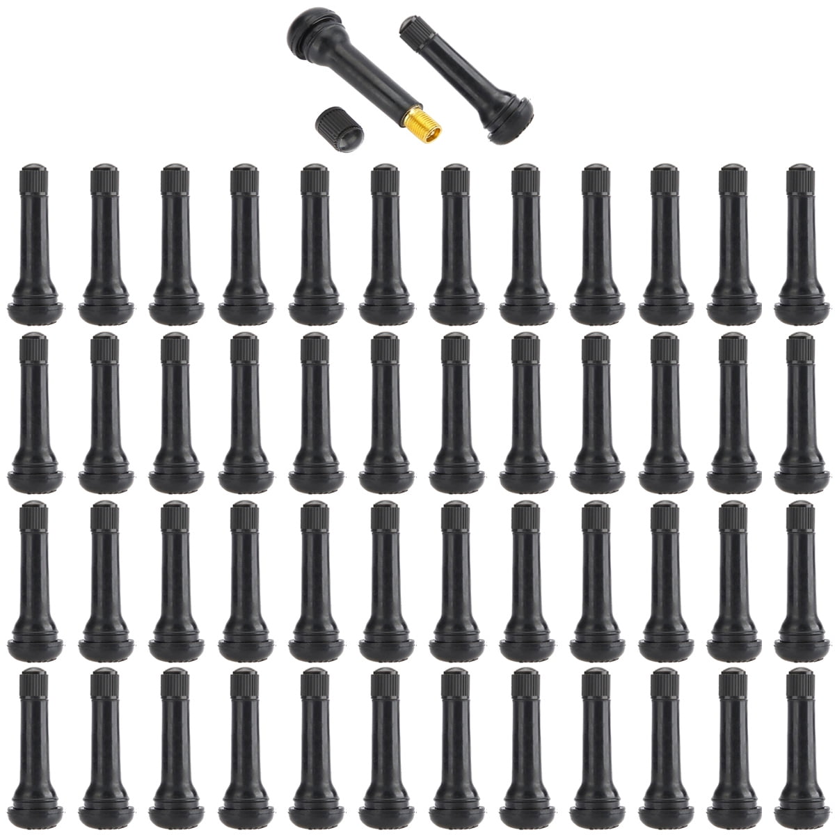 QISF 50pcs TR418 Tire Valve Stem Snap-in Valves - Walmart.com