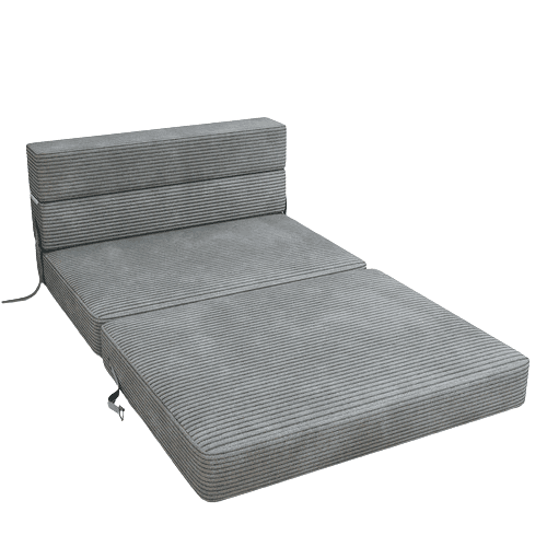 QISHIERDISHA Convertible Folding Sofa Bed, Corduroy Fabric Fold Out ...