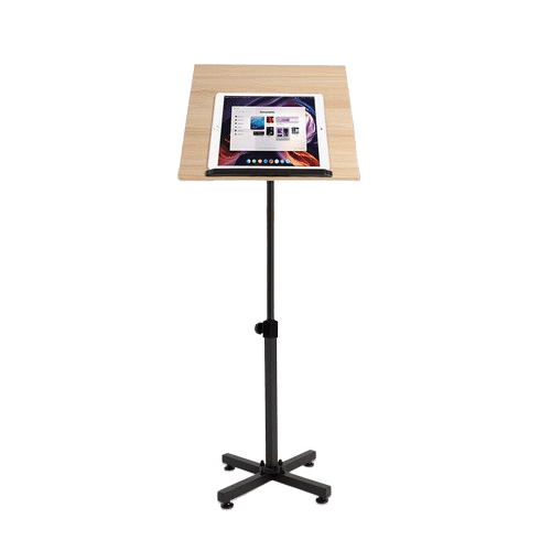 QISHIERDISHA Lectern Podium Stand, Height Adjustable Laptop Table ...