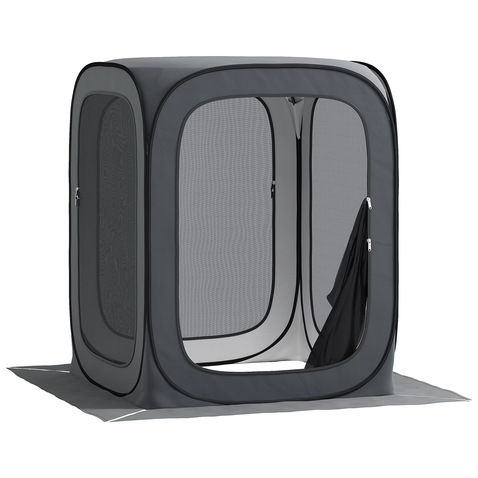 QISHIERDISHA Pop Up Screen Tent, Portable Camping Gazebo Canopy Screen ...