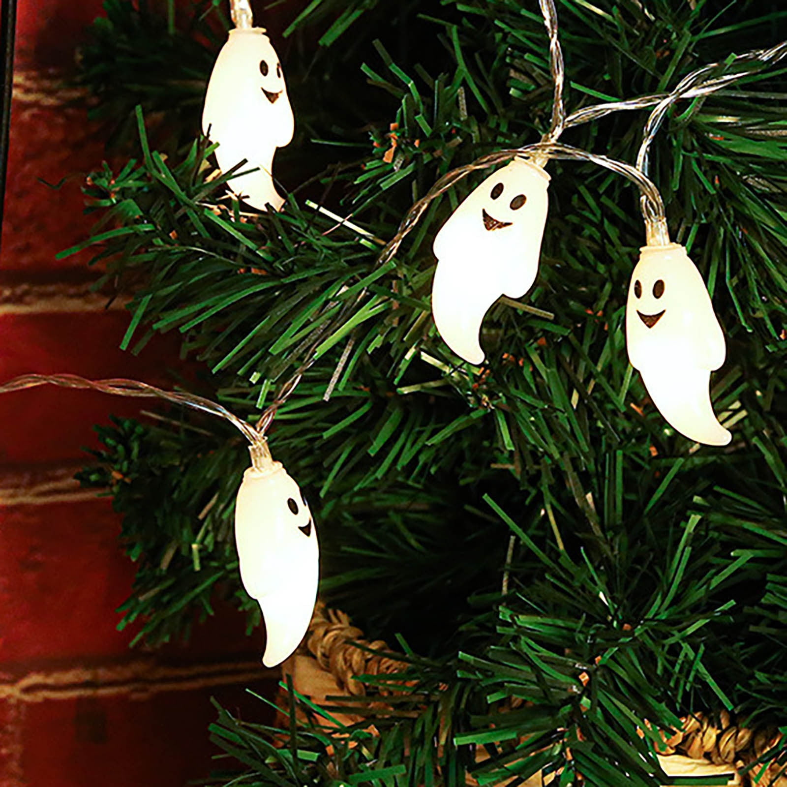 QISIWOLE 20 LED 9.8FT Halloween Lights Halloween Decorations Indoor ...