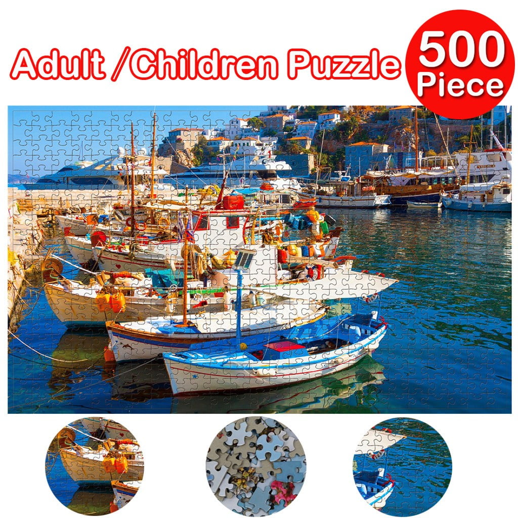 QISIWOLE 500 Piece Puzzles for Adults - Jigsaw Puzzles 500 Pieces - 500 ...
