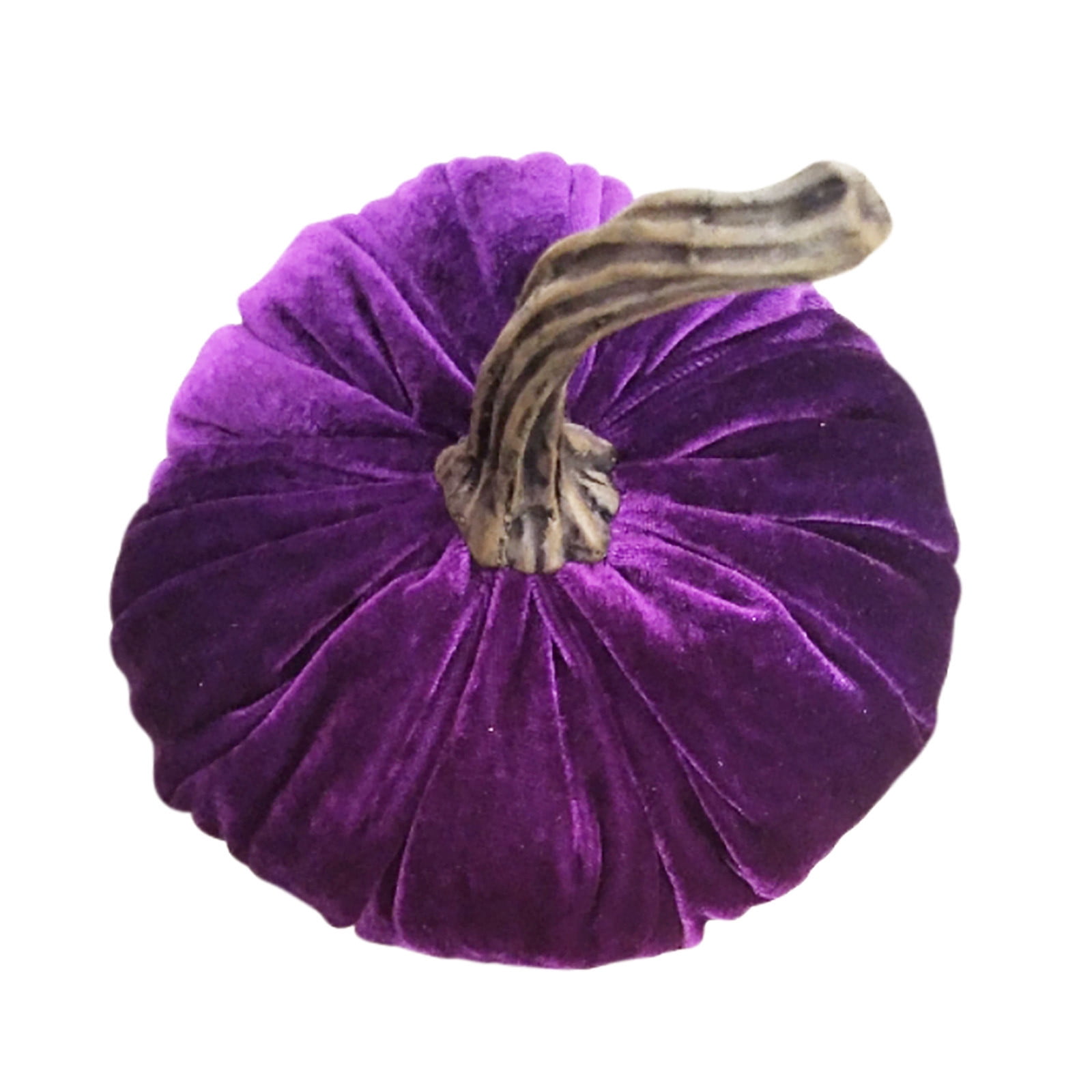 QISIWOLE Handmade Velvet Pumpkins Decor, Super Soft Stuffed Pumpkin ...