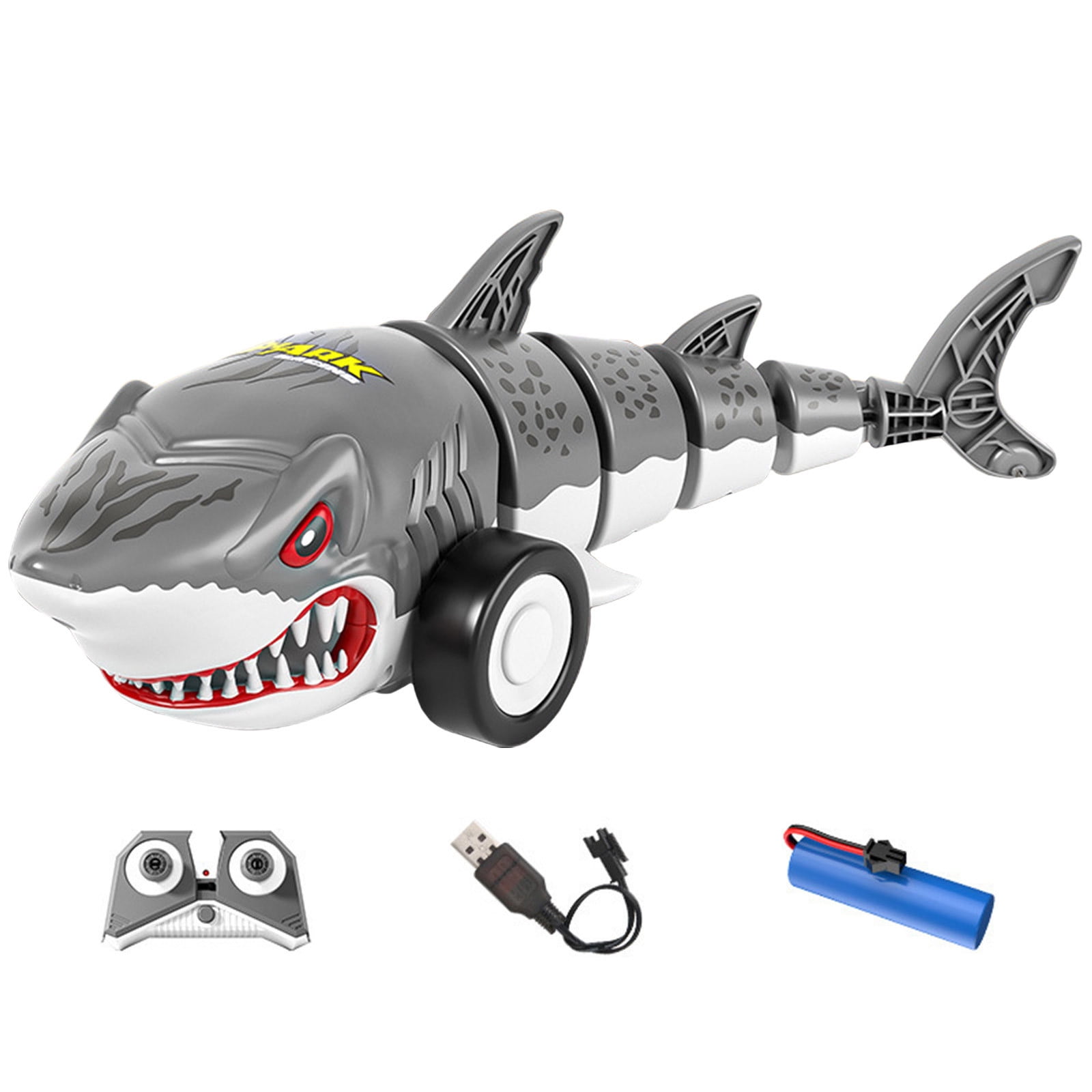 QISIWOLE Remote Control Shark Toys, RC Shark Cars with Led Light ...