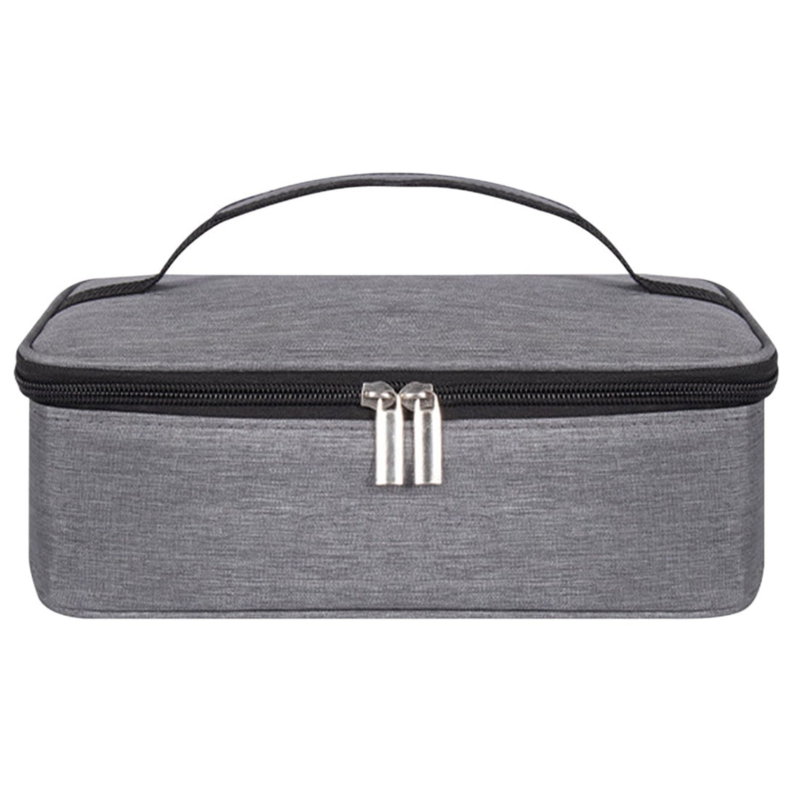 QISIWOLE Small Insulated Lunch box Portable Soft Bag Mini Double Zipper ...