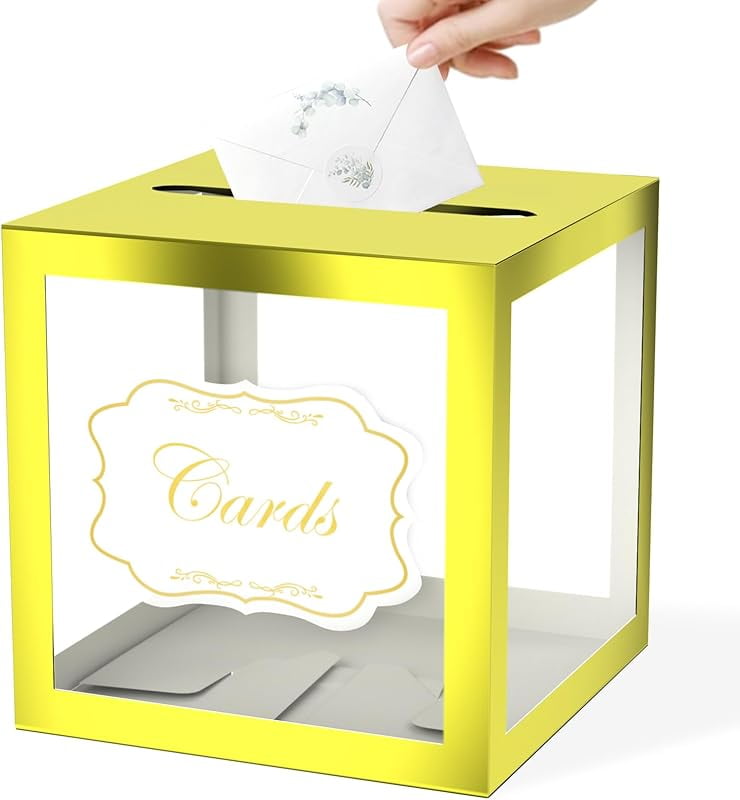 QISOLIY Blue Silver Graduation Card Box, 2025 Glitter Congrats ...