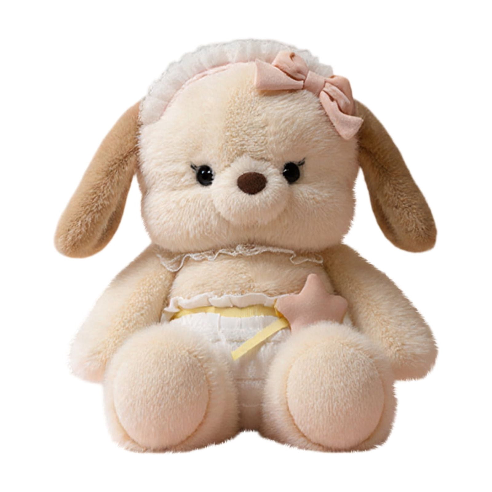 QITOWM Adorable Plush Stuffed Animal Dog Doll Soft Cuddly Toy for Kids ...