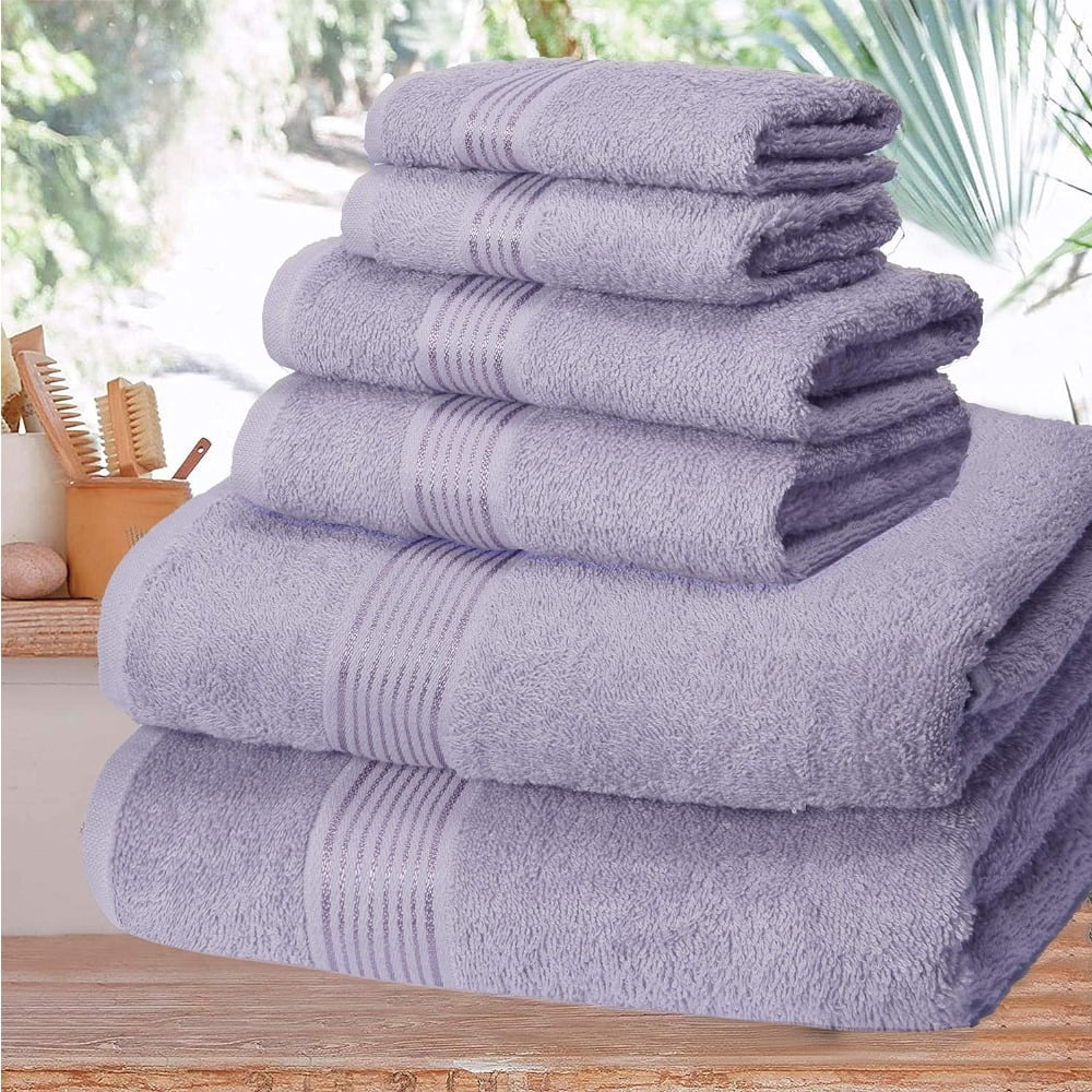 QIUTIAN Ideal for Everyday Use Shower Towel Compact & Lightweight - Dark Purple Bath Towels for ...