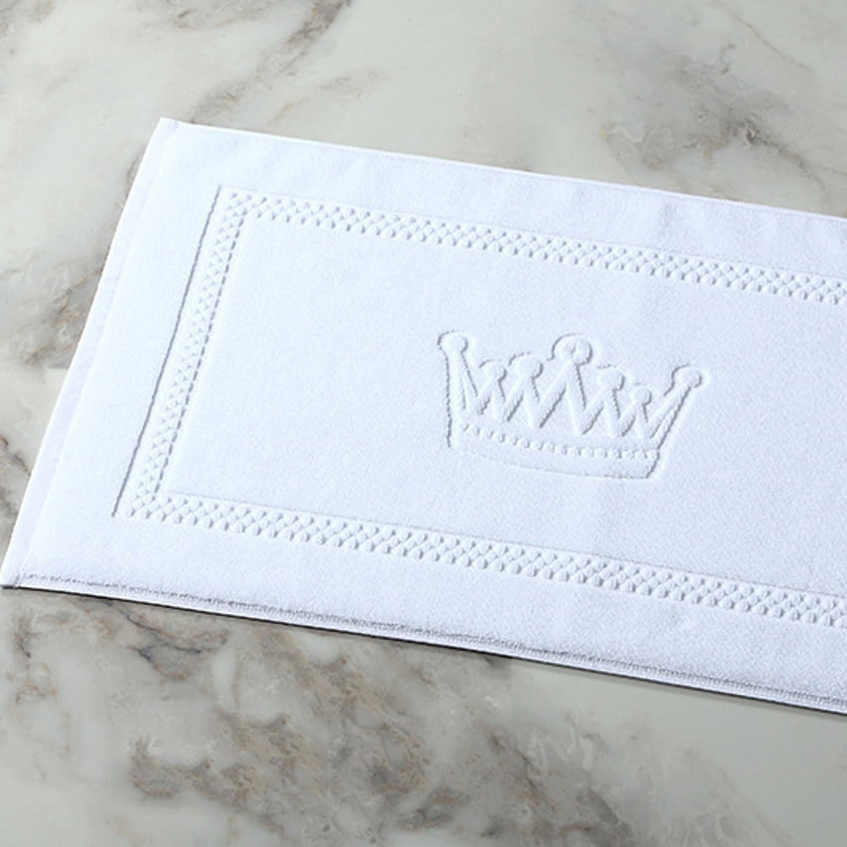 QIUTIAN Pure Cotton Thick Bathroom Floor Towel Anti-slip Rectangle Bath ...