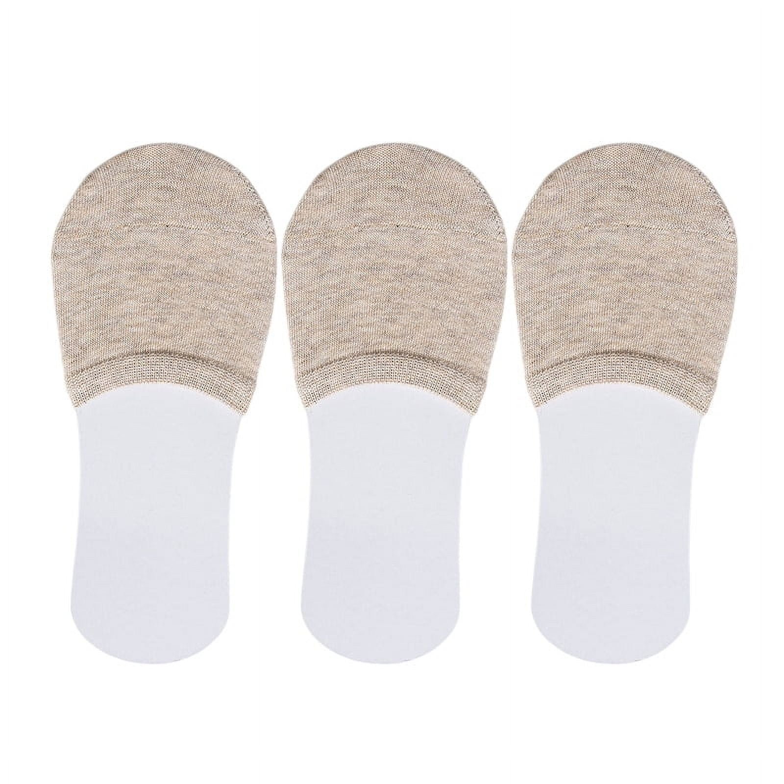 QIUYI 3 Pairs Forefoot Socks for Woman Female Half Foot Toe Cover Half ...