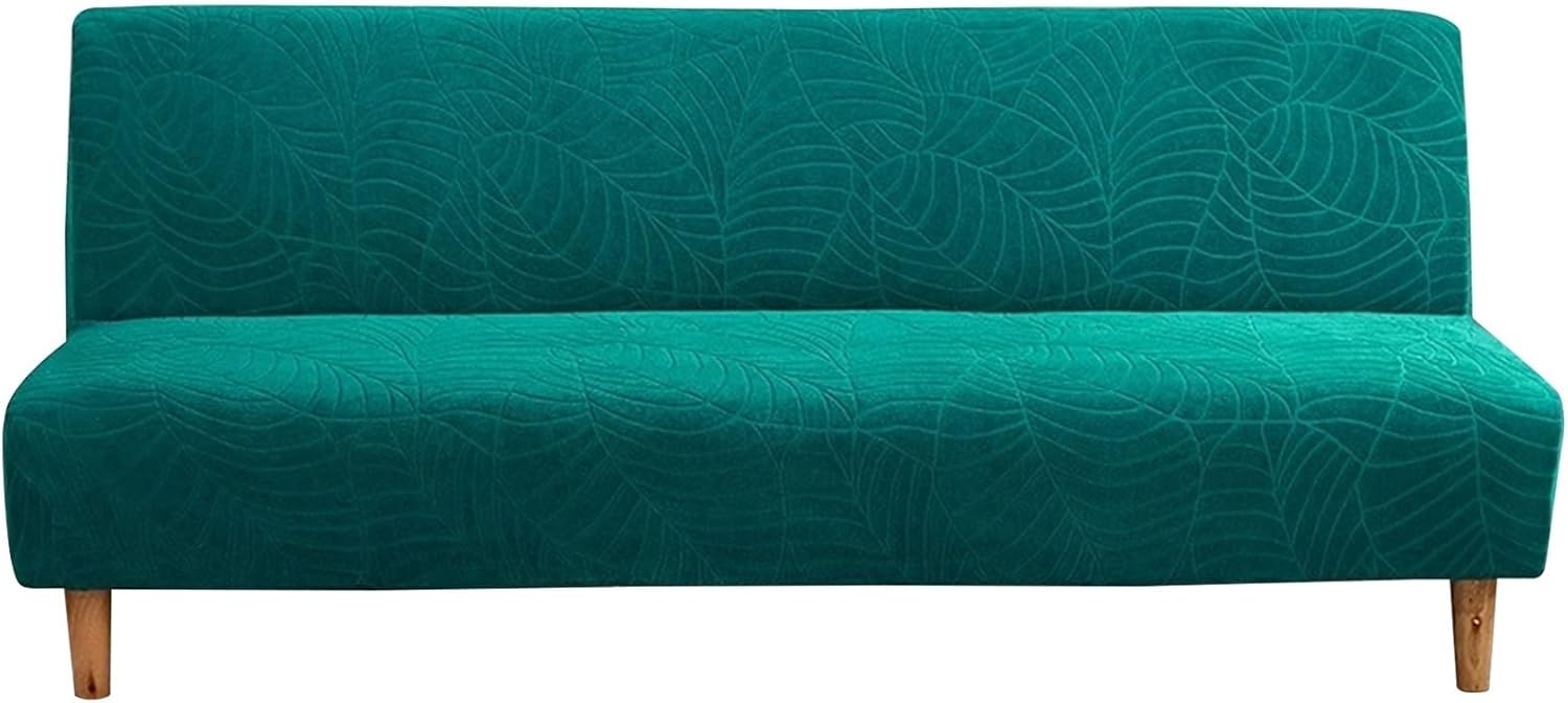 QIUYI 3 Seater Sofa Bed Cover Futon Couch Cover Stretch Armless Sofa ...