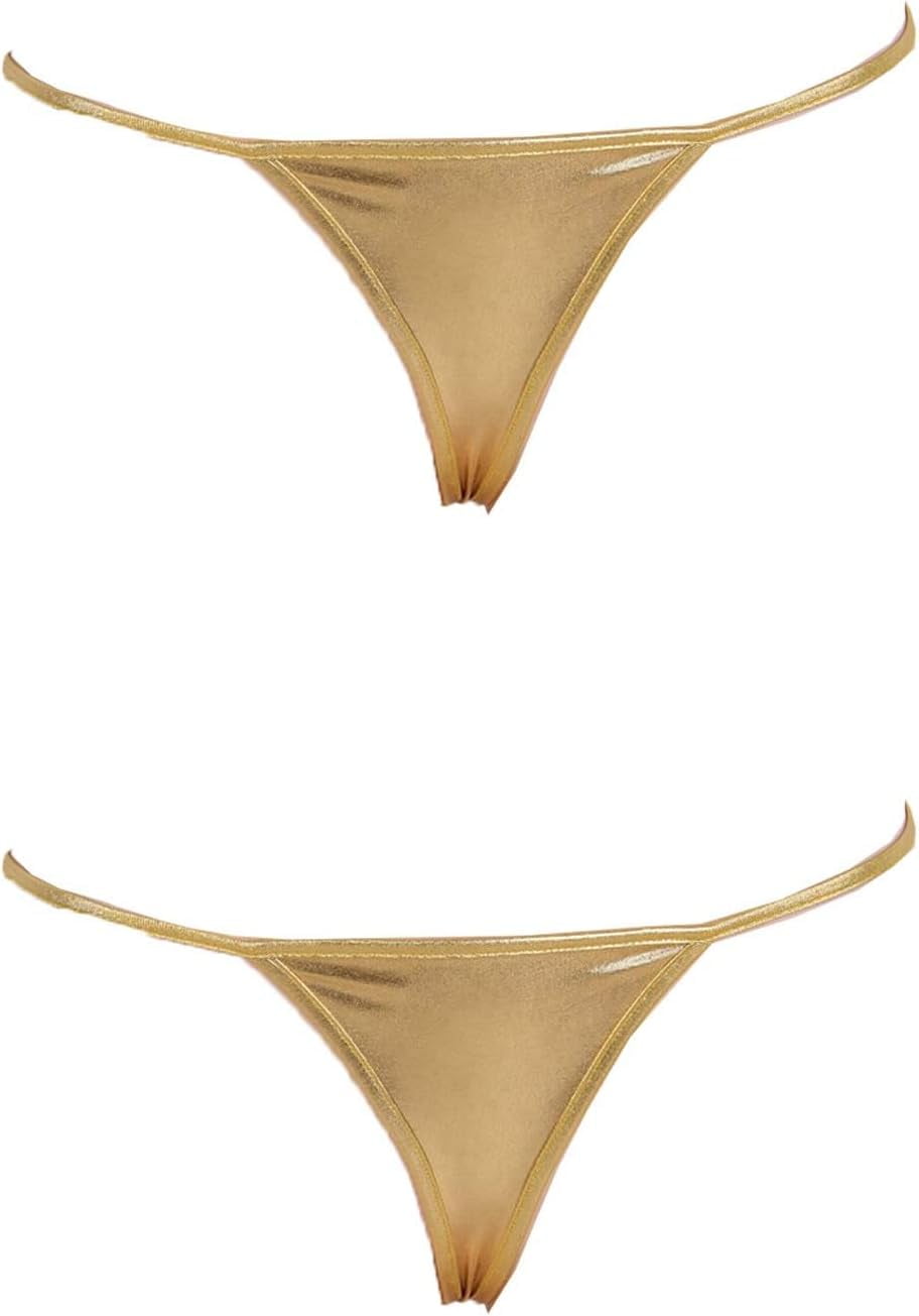 QIUYI G String Thongs for Women Sexy Micro Thong Underwear Plus Size ...