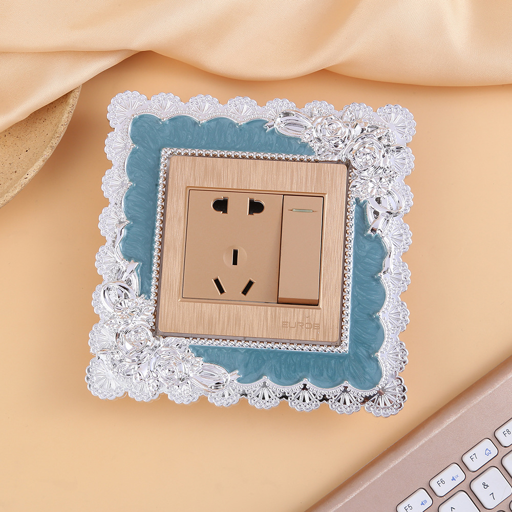 QIUYI Golden Pattern Resin Switch Sticks European -Style Light Luxury ...