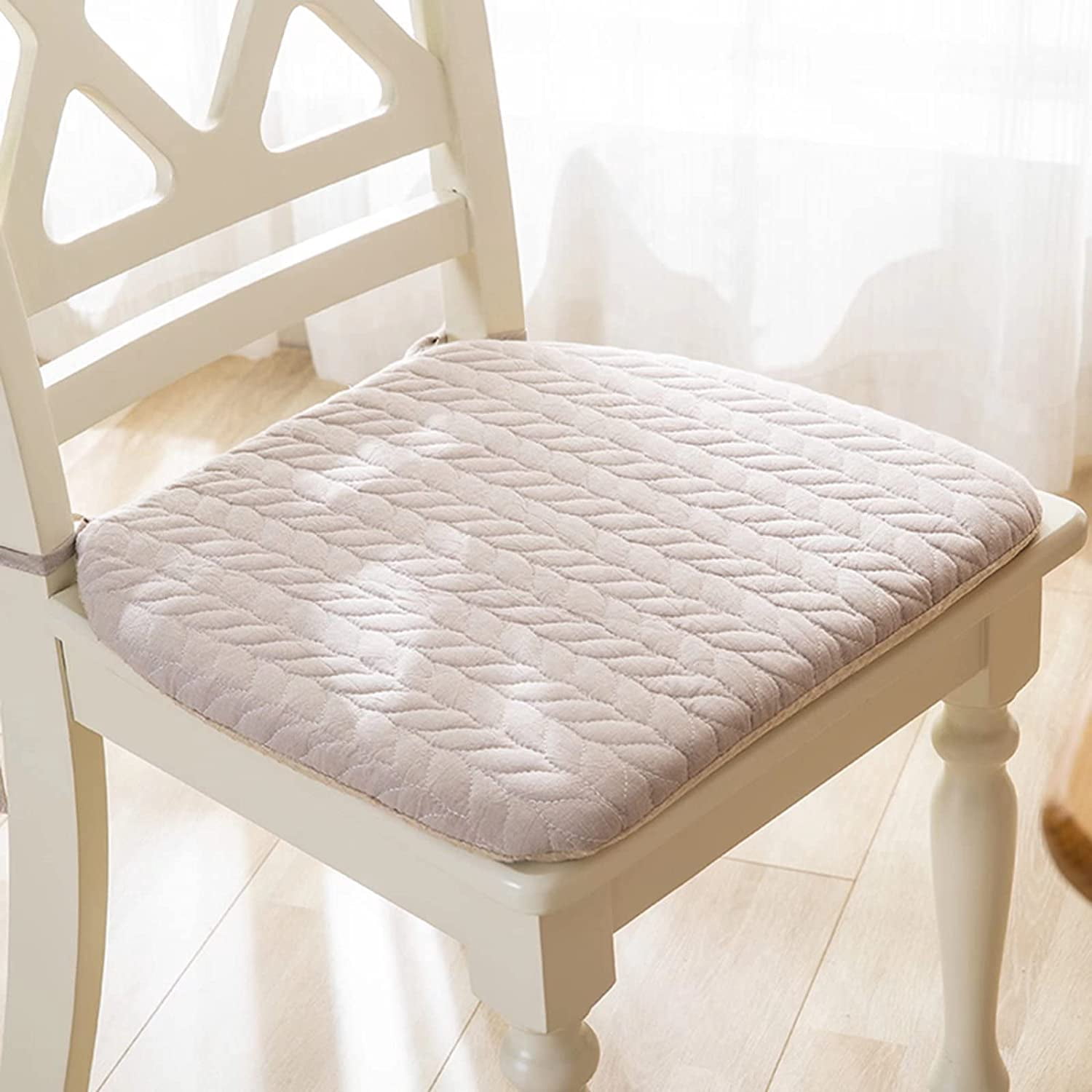 QIUYI Indoor Seat Cushions for Dining Chairs, Chair Pads for Kitchen ...