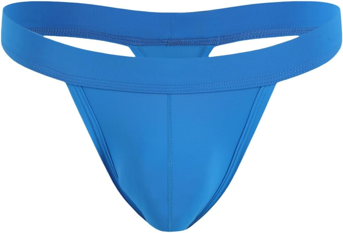 QIUYI Mens Thong Underwear Low Rise G Strings Sexy Pouch Bikini Male ...