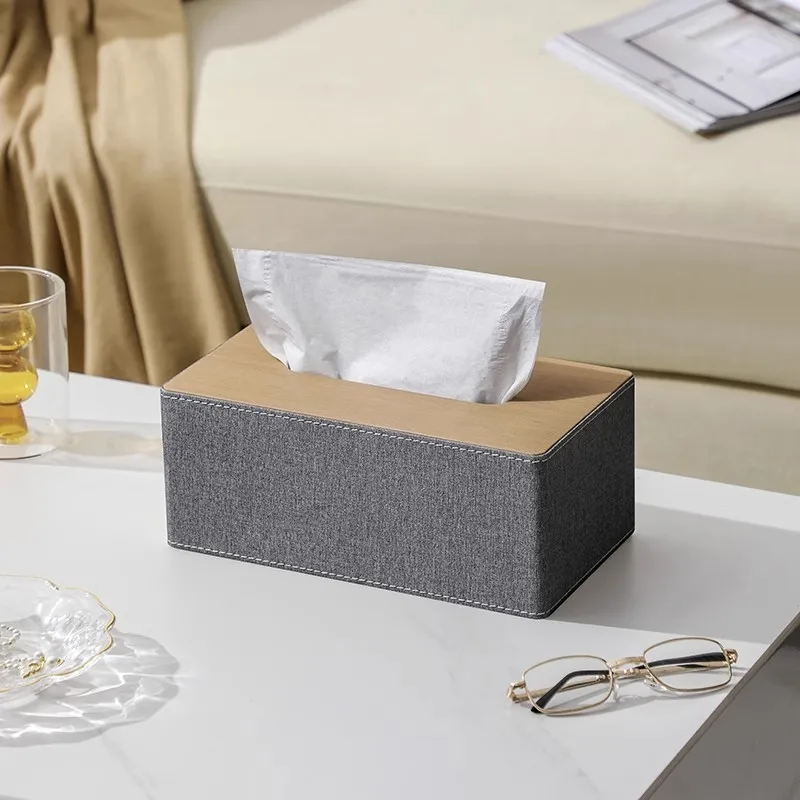 QIUYI Minimalist Tissue Boxes Modern Multifunctional Paper Drawer Box ...