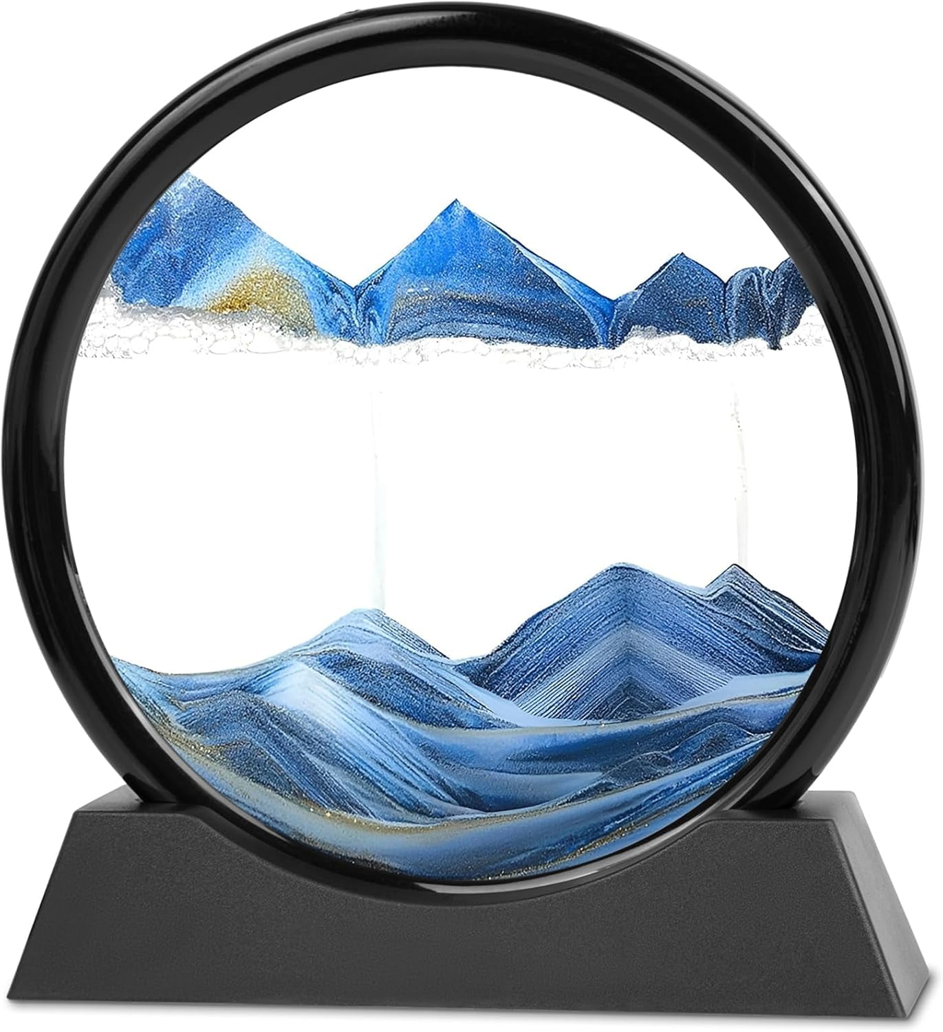 QIUYI Moving Sand Art, 3D Liquid Motion Deep Sea Sandscape Color ...