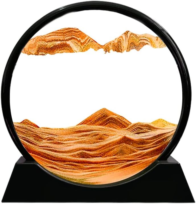 QIUYI Moving Sand Art Quicksand Decor 3D Color Quicksand Picture Sand ...