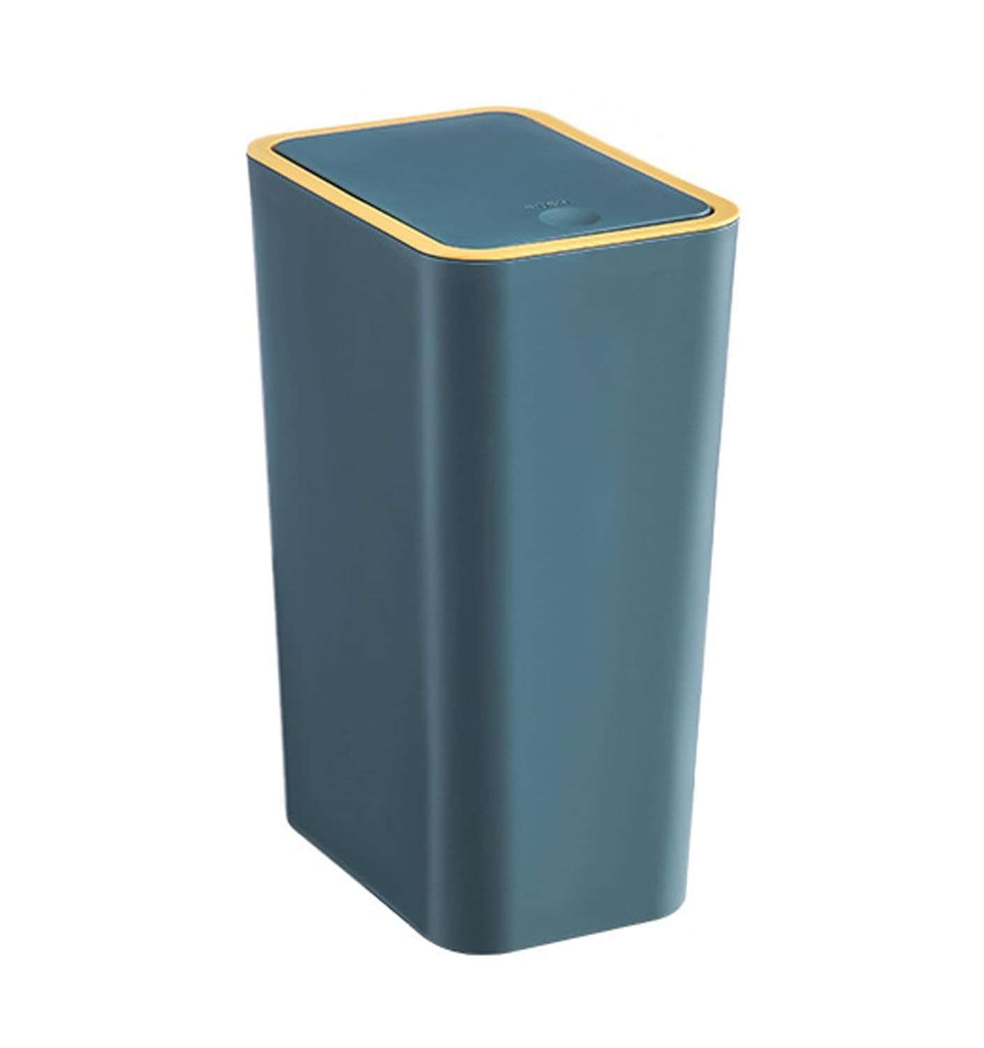 QIUYI Plastic Trash Can with Lid 2 Gallon Narrow Spaces Garbage Can ...