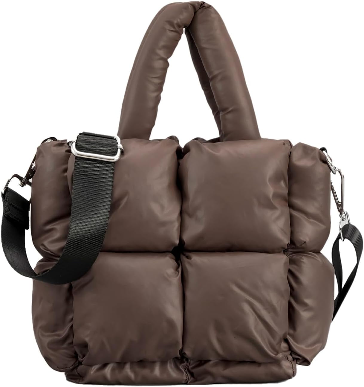 QIUYI Puffer Tote Bag, Small Puffy Bags for Women Lightweight Down ...