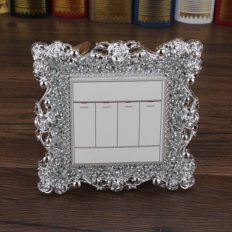 QIUYI Rose Edge Switch Sticker 86 Type Double Switch Cover 90 Type ...