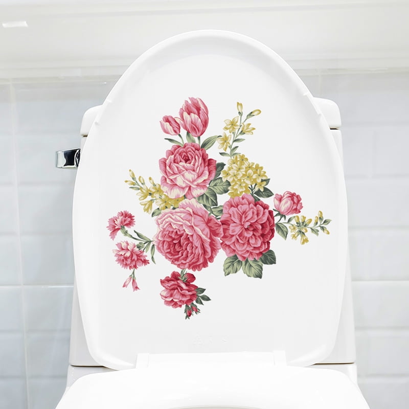 QIUYI Toilet Sticker, Toilet Lid Sticker, Decorative Wall Sticker ...