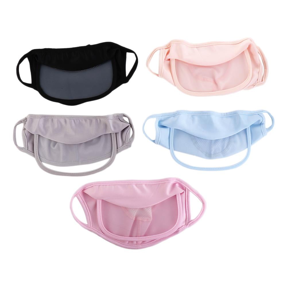 QIUYI UV Protection Face Veil Sunscreen Veil Solid Color Driving Face ...