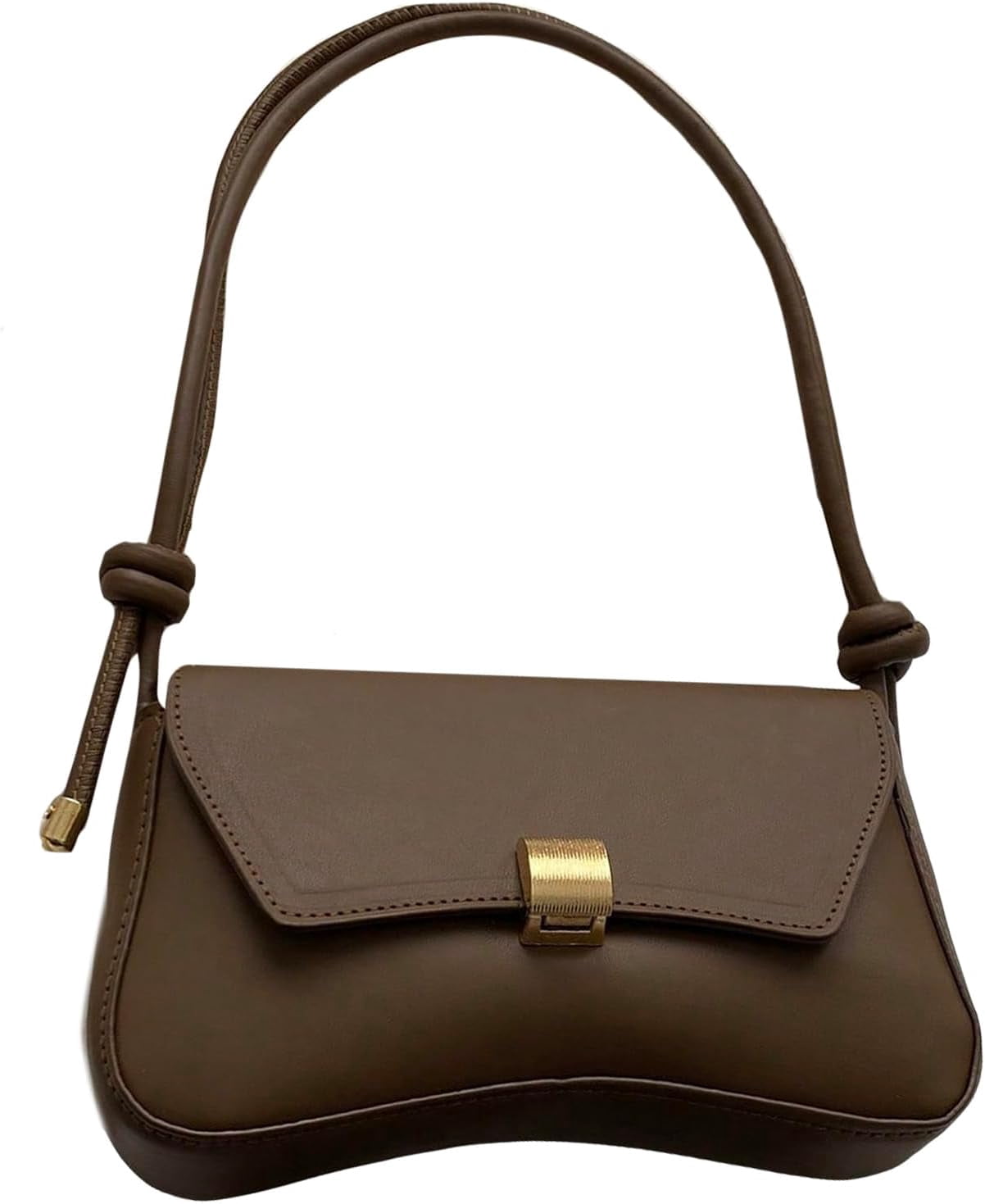 QIUYI Women's Flap Clutch Leather Shoulder Bag Vintage Adjustable ...