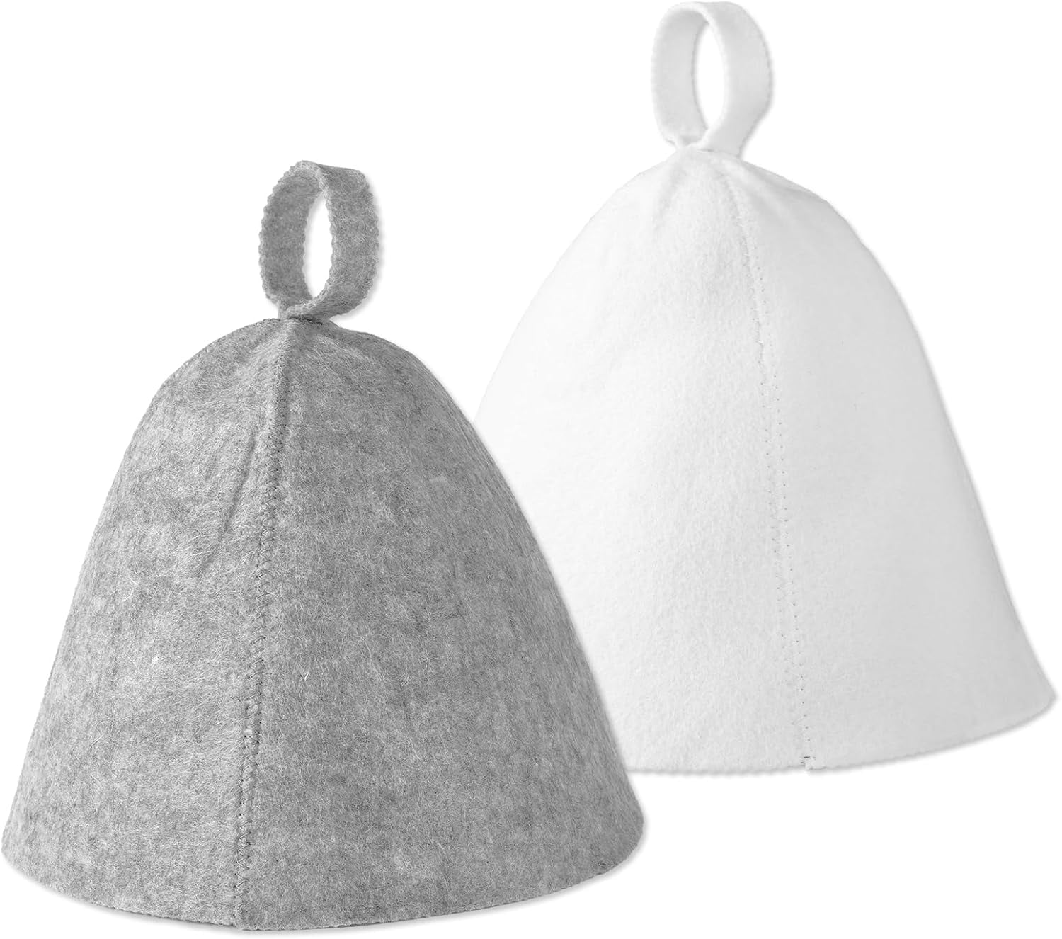 QIUYI2pcs Sauna Hats, Felted Sauna Hat Banya Sauna Cap Steam Russian ...