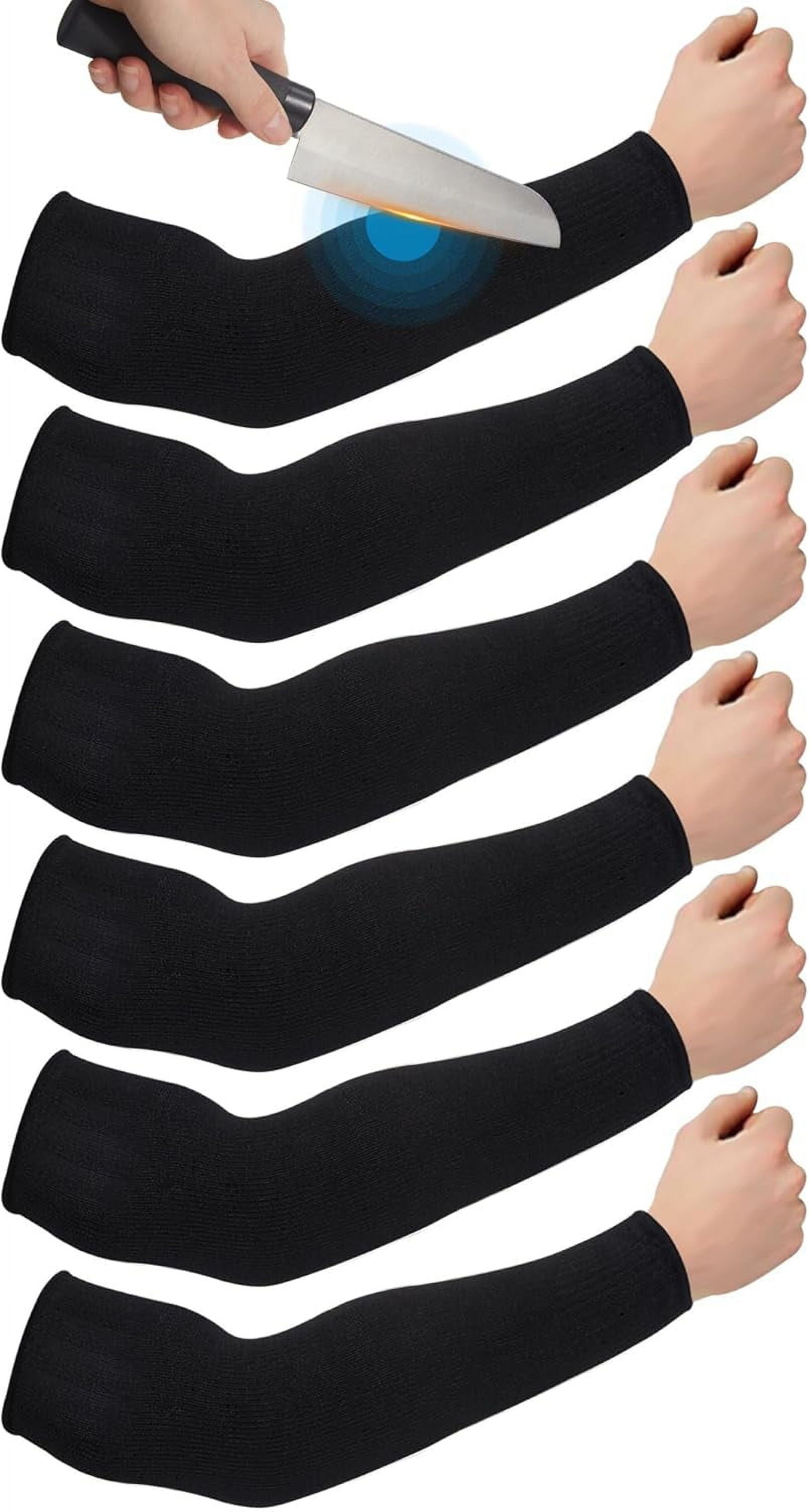 QIUYI3 Pairs Cut Resistant Arm Sleeves Level 5 Arm Guard Protectors for ...