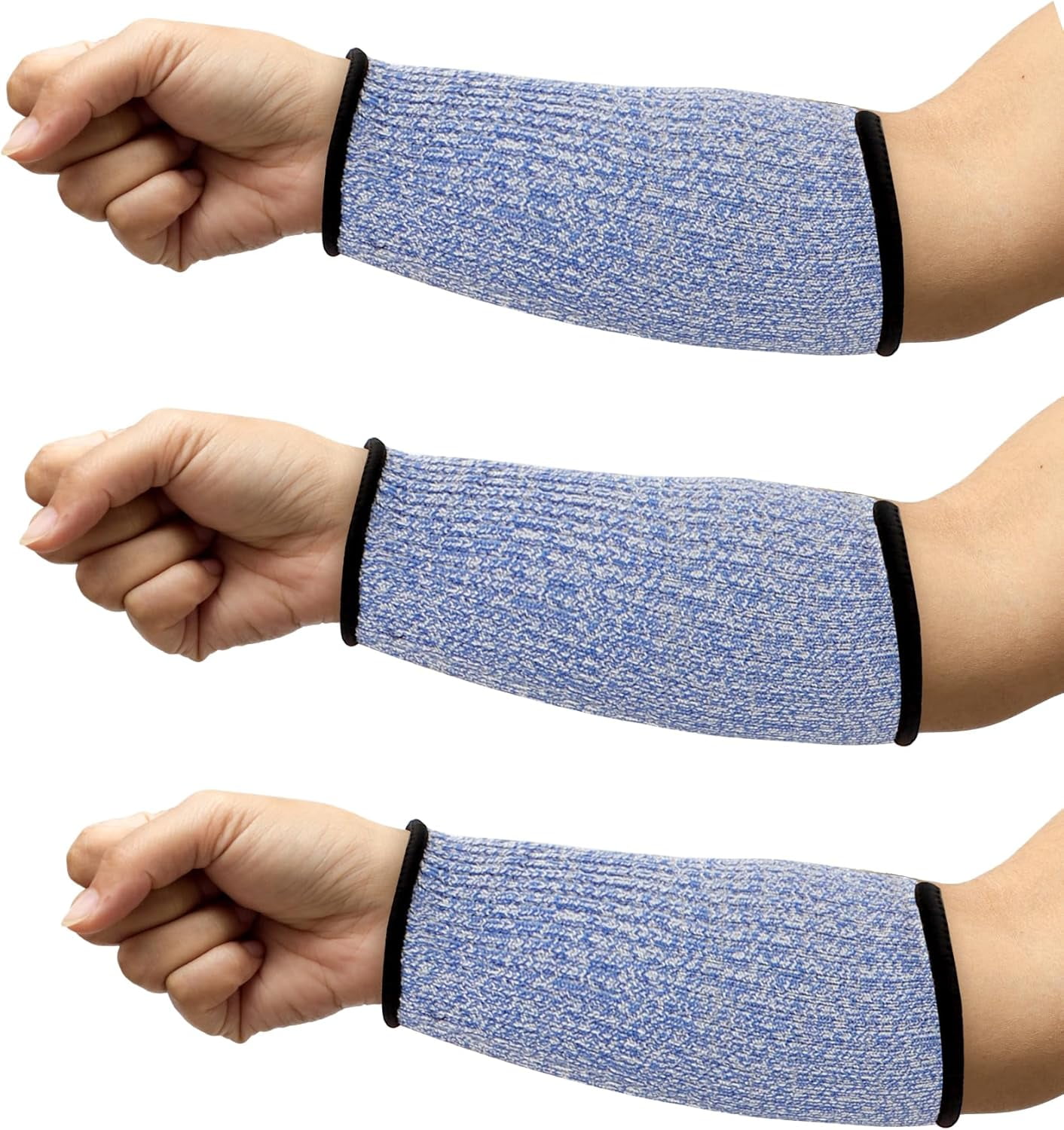 QIUYI3 Pairs Cut Resistant Sleeves,Arm Protectors for Thin Skin and ...