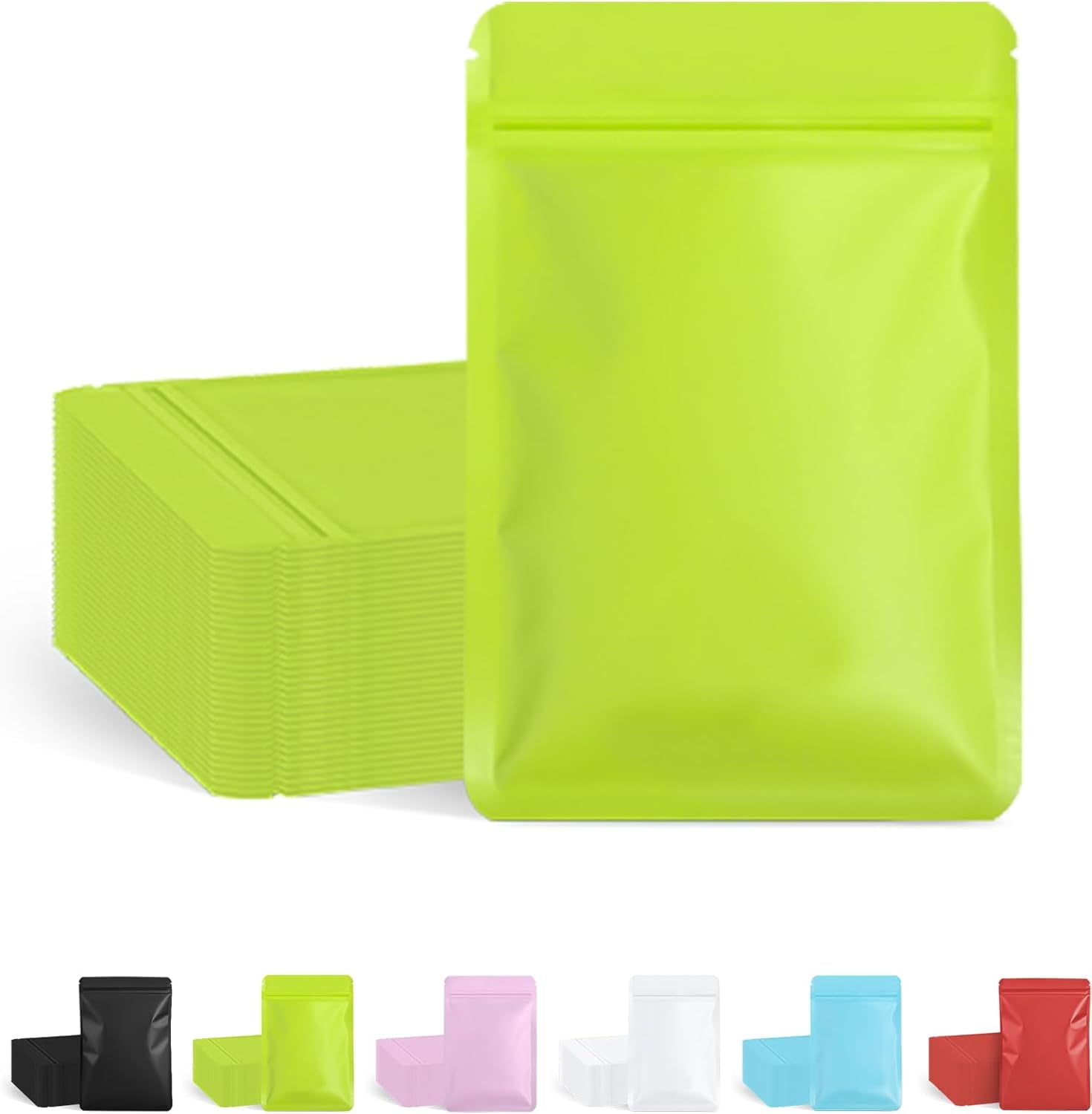 QIUYIDP 100 Pack Resealable Packaging Bags for Small Business Double ...