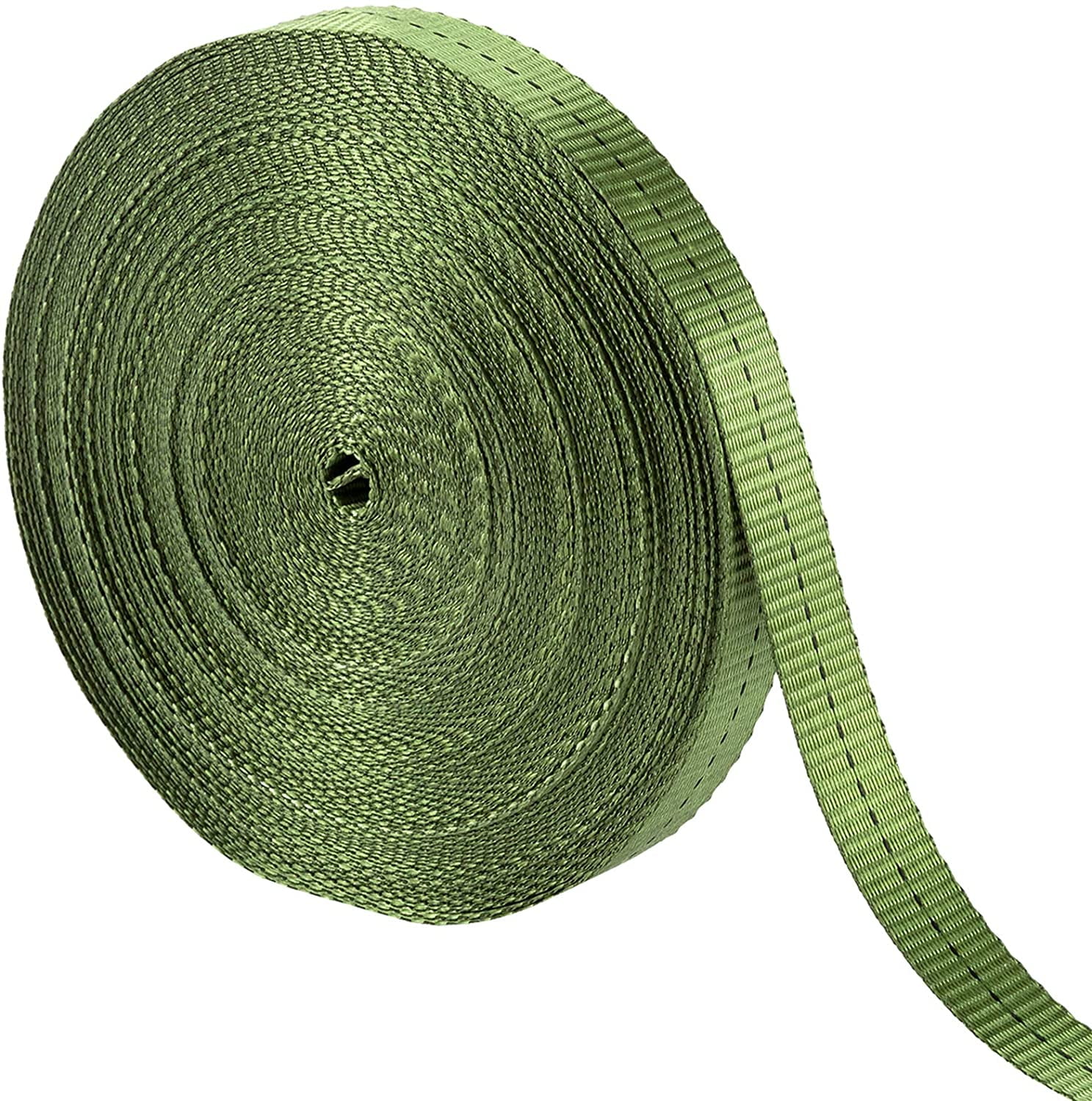 QIUYIDP 108 Feet Green Tree Tie Strap 1 Inch Wide Tree Support Straps ...