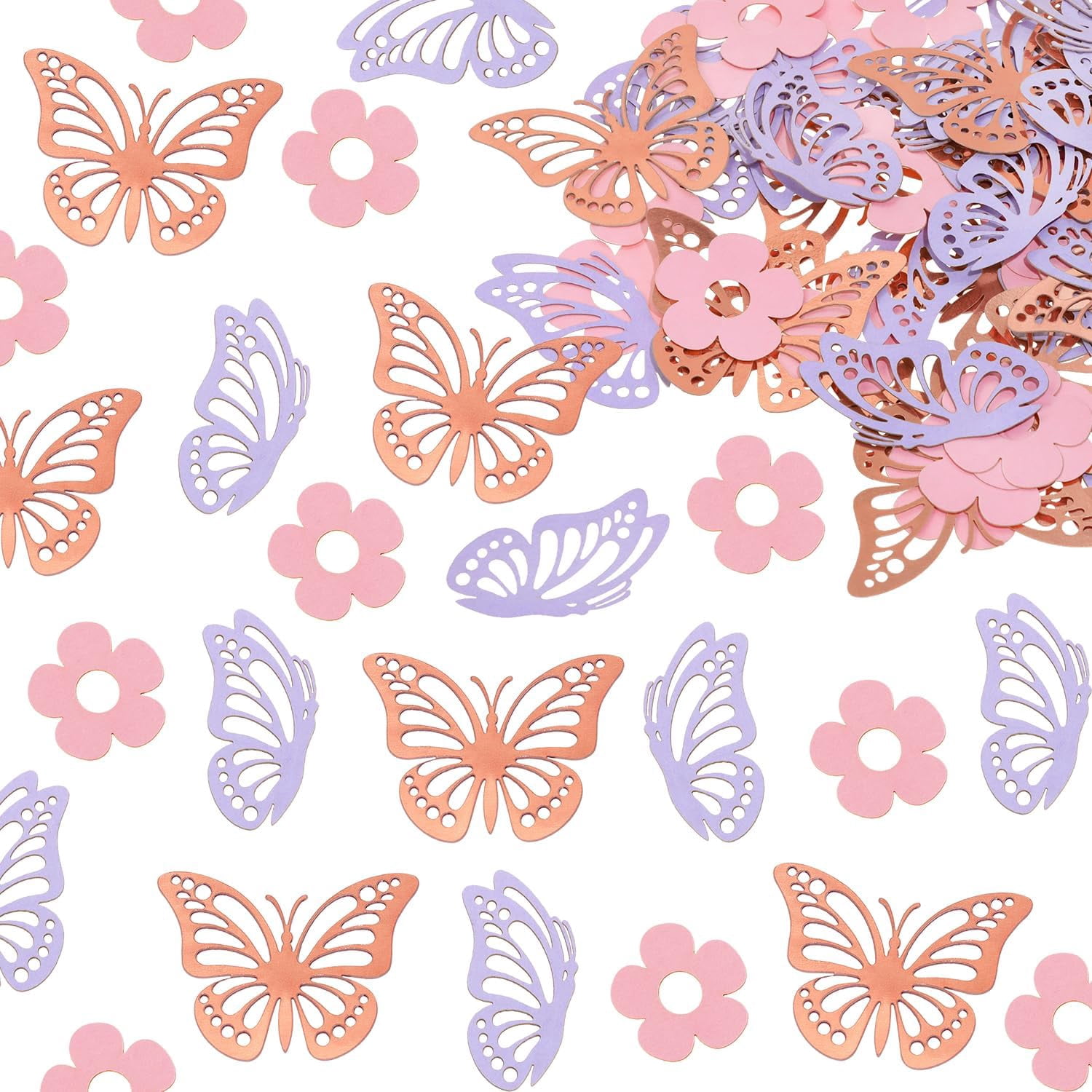 QIUYIDP 13g Butterfly Flower Table Confetti Decor Glitter Butterfly ...