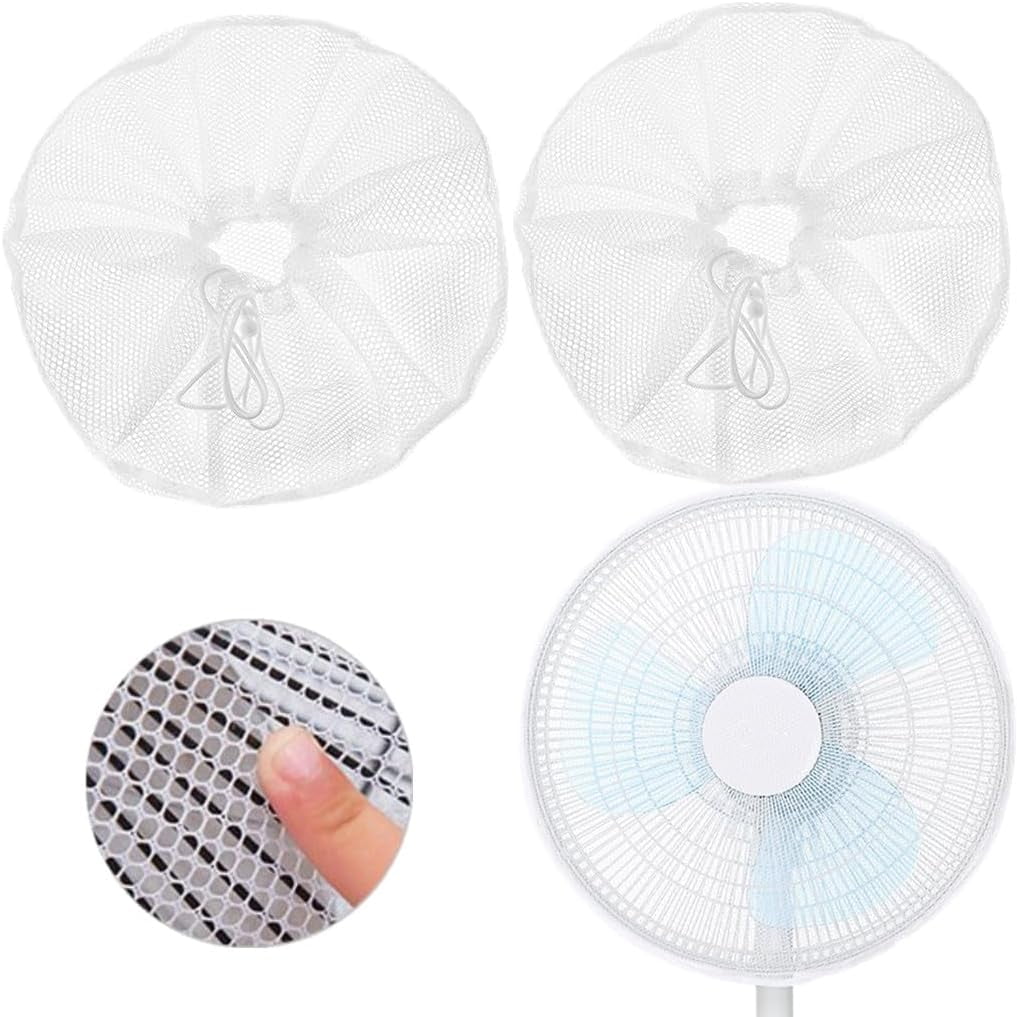 QIUYIDP 2 Pack - 16" Fan Cover,Washable Pedestal Fan Dustproof Cover ...
