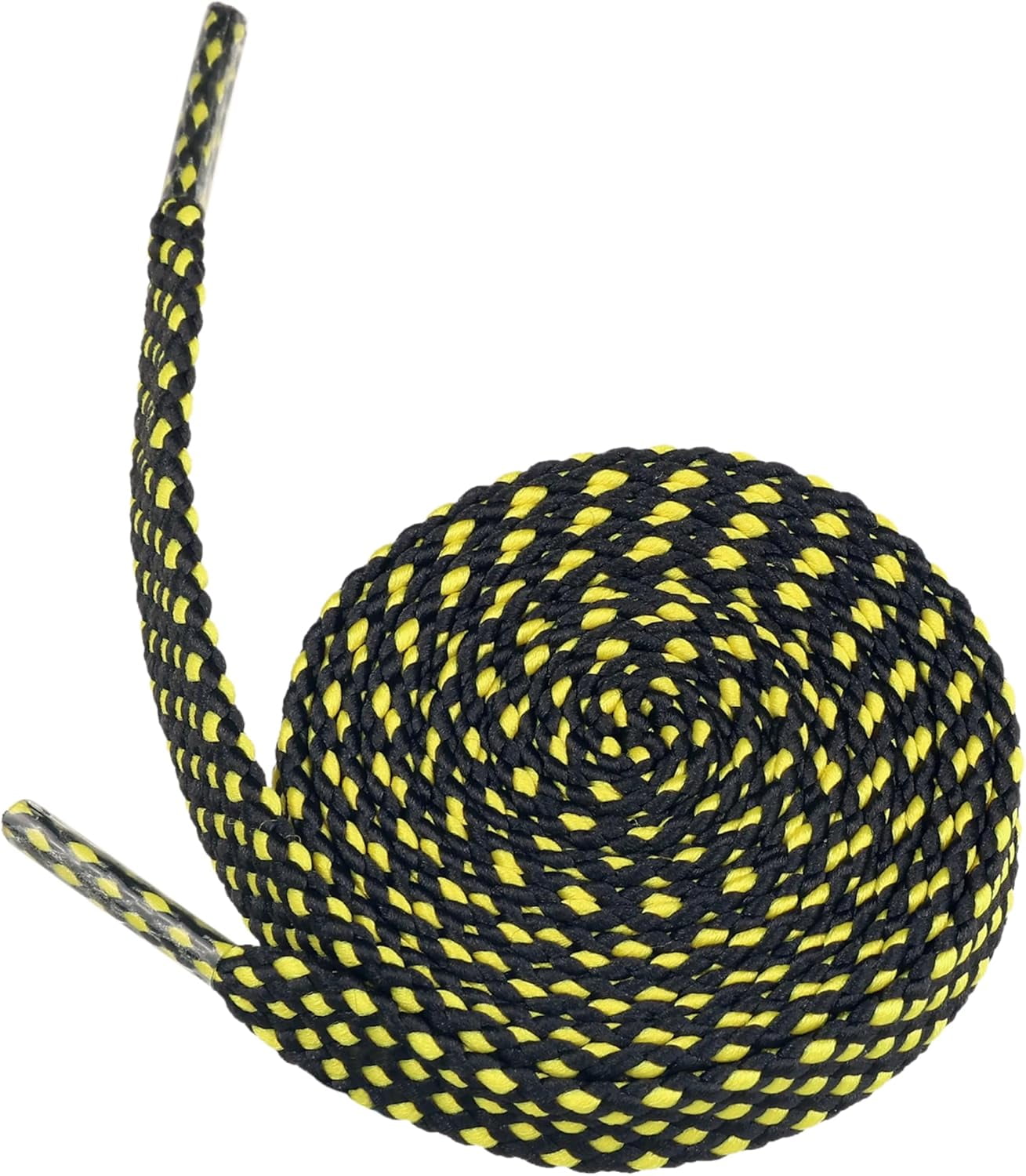 QIUYIDP 2 Pairs Athletic Polka Dots Flat Shoelaces Double Layer Shoe ...