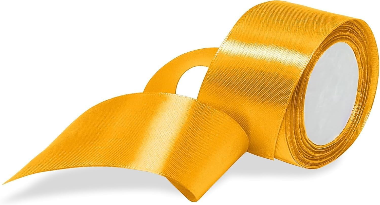 QIUYIDP 2 inch Light Olive Ribbon Satin Double Face Ribbons for Gift ...