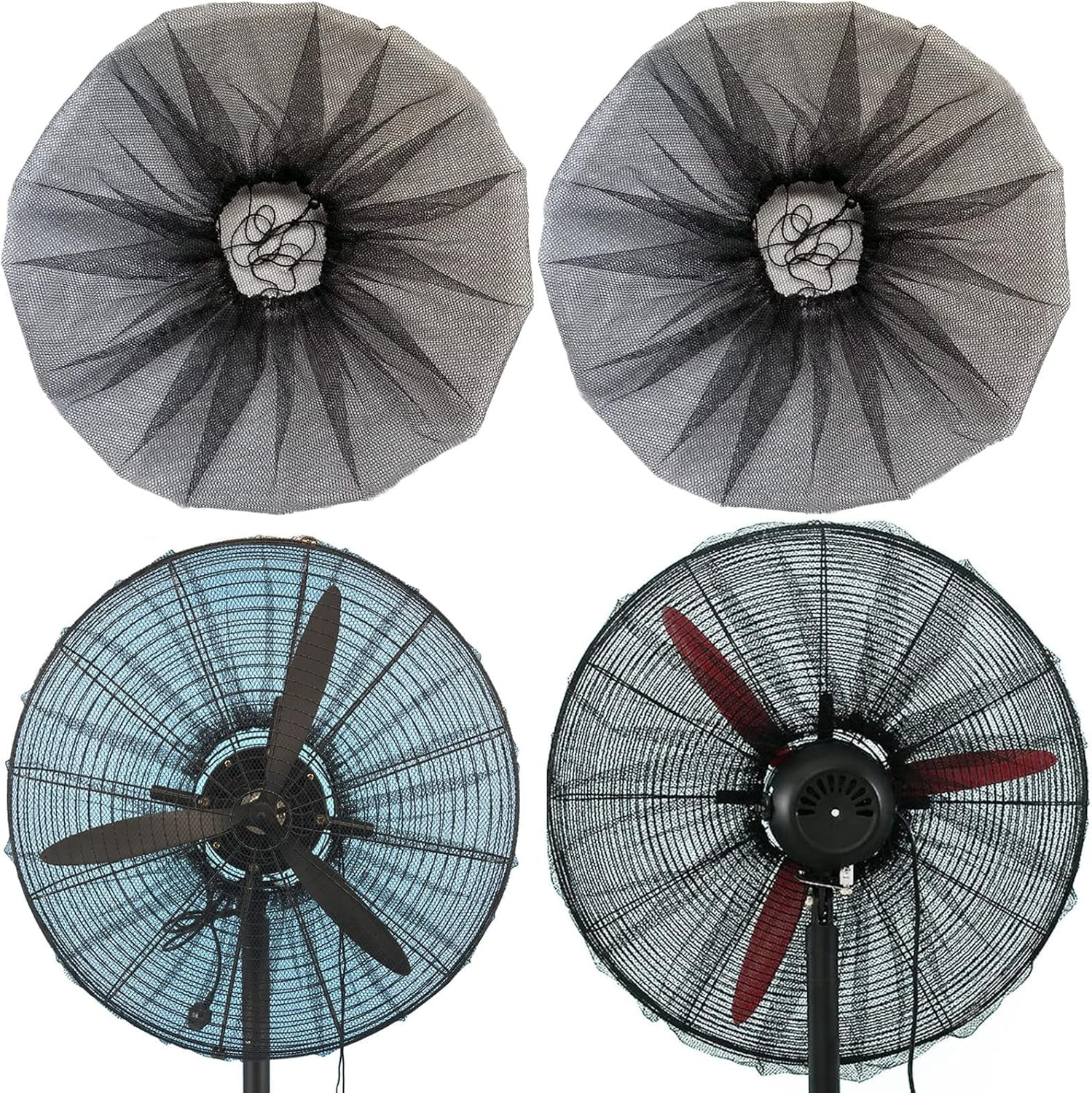 QIUYIDP 20 Inch Fan Cover, 2 PACK 20" Pedestal Fan Dust Cover for Kids ...