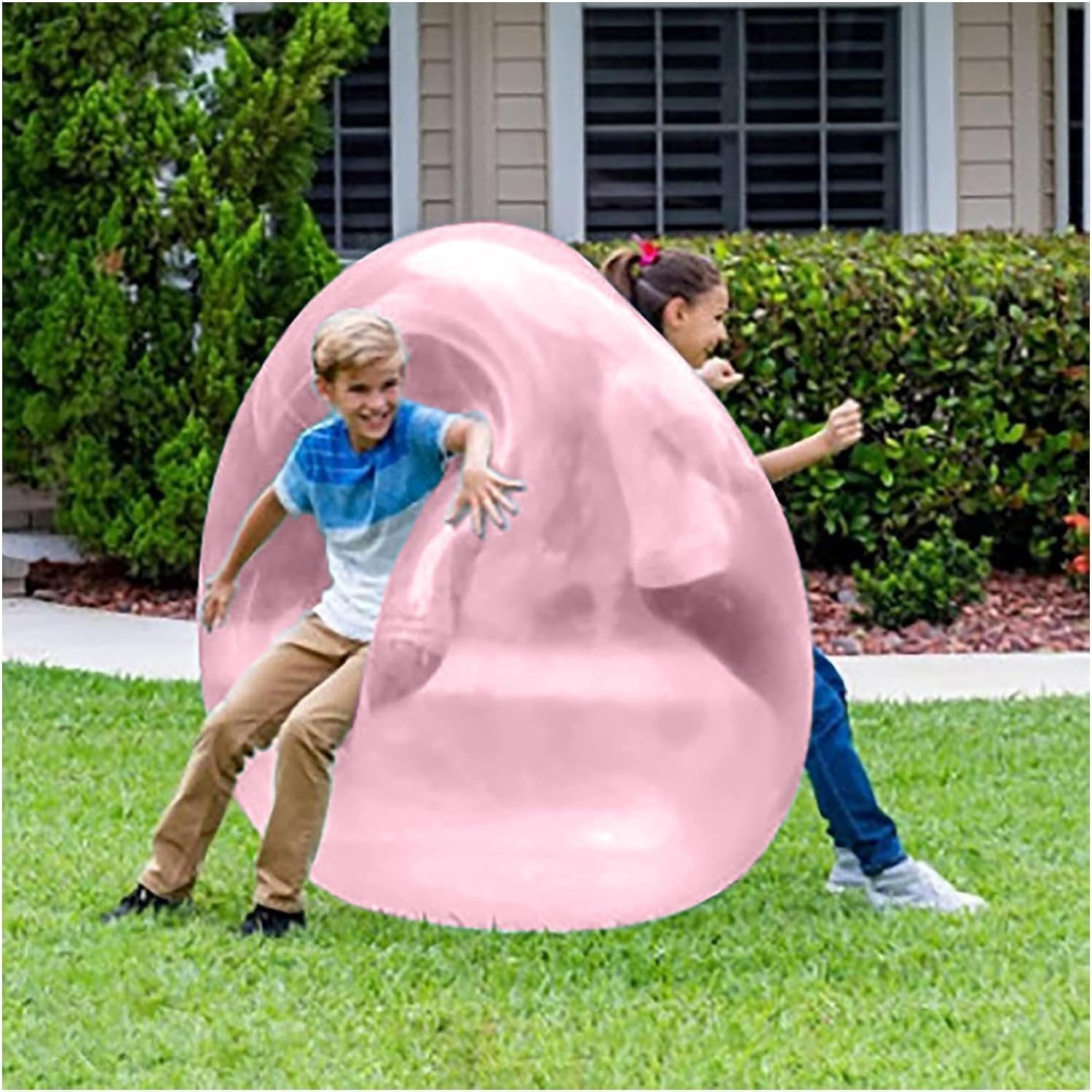 QIUYIDP 47'' Water Bubble Ball Toy for Kids Beach Ball Funny Inflatable ...