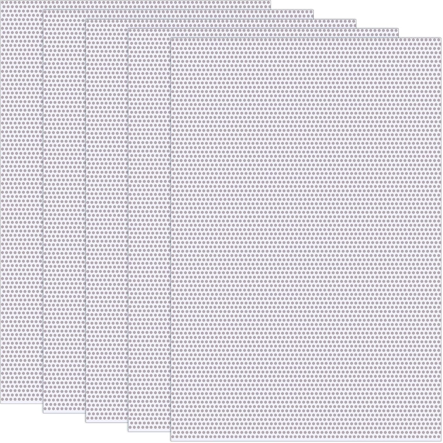 QIUYIDP 5 Sheets White Fursuit Eye Mesh, 11.8"x7.87" Waterproof ...