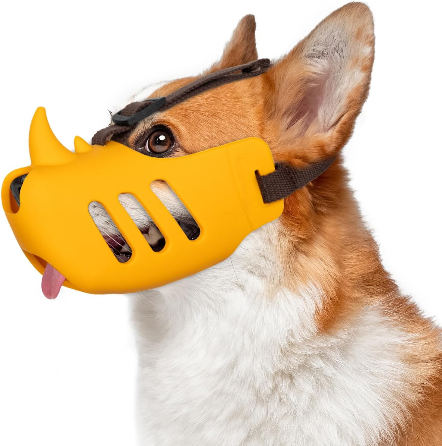 QIUYIDP Anti Bite Duck Mouth Shape Dog Mouth Covers Anti-Called Muzzle ...