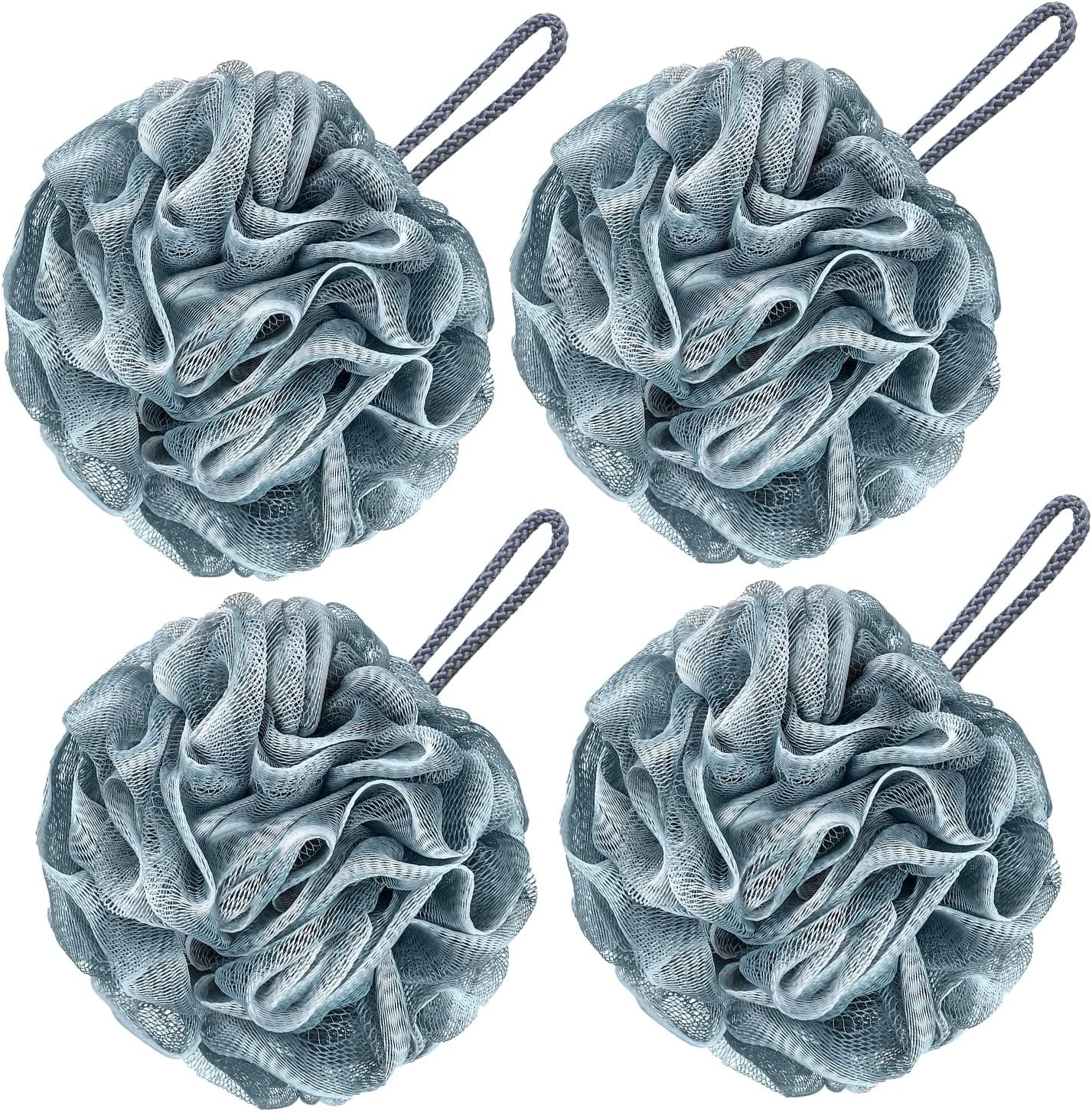 QIUYIDP Bath Loofah Large 80g Shower Sponge Body Scrubber Mesh Pouf for ...