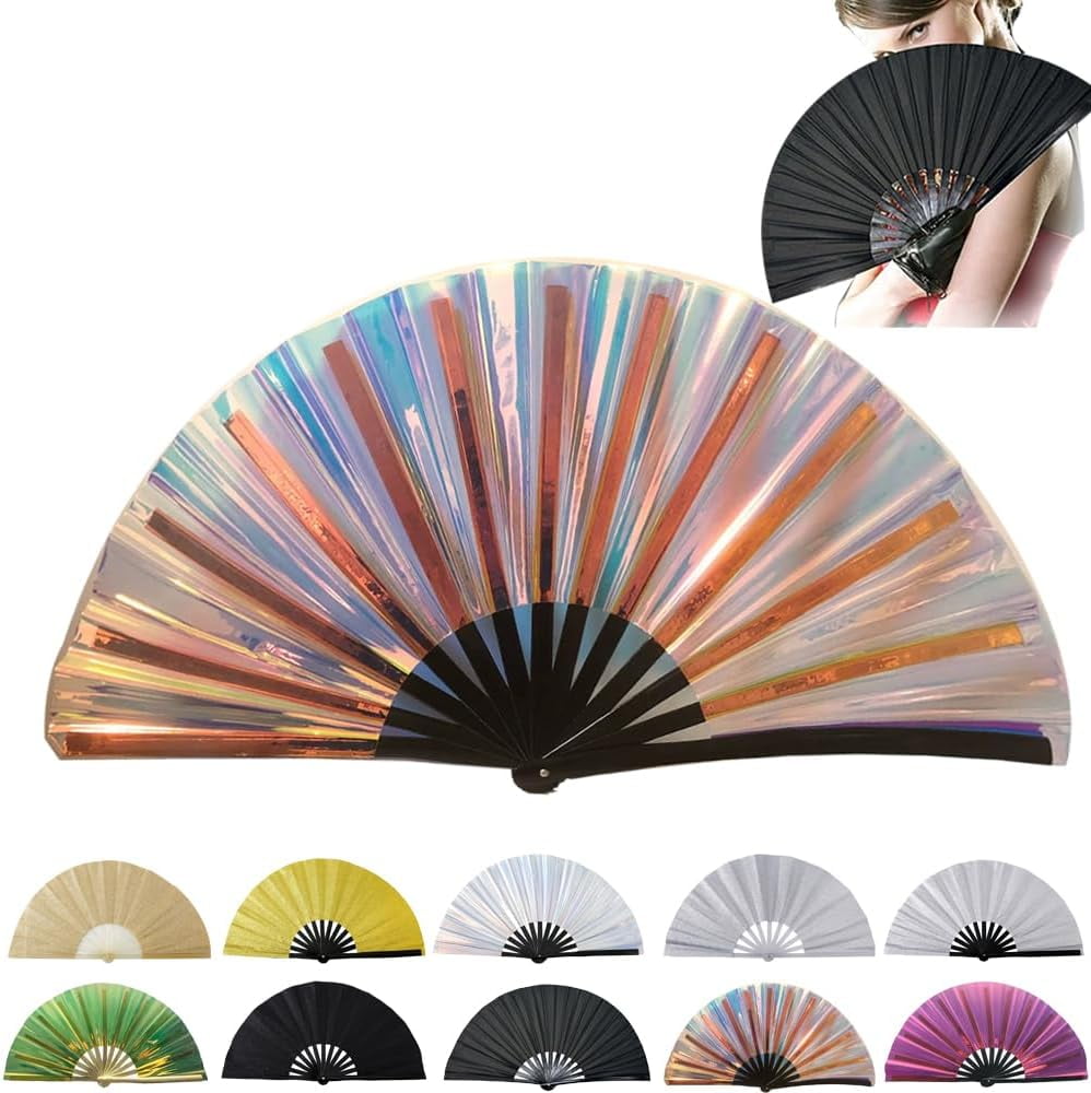QIUYIDP Boots On The Ground Hand Fan, Line Dance Popping Fan, Clack ...